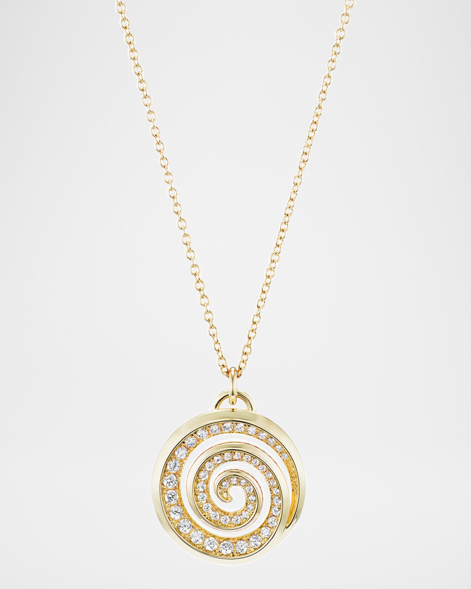 Emily P. Wheeler Spiral Necklace with Diamonds | Neiman Marcus