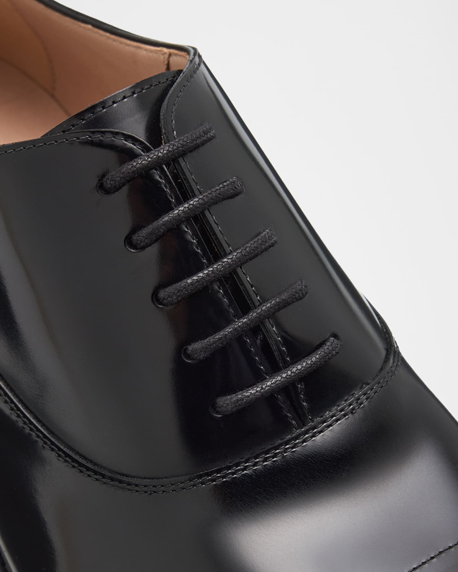THE ROW Men's Kai Leather Derby Shoes | Neiman Marcus