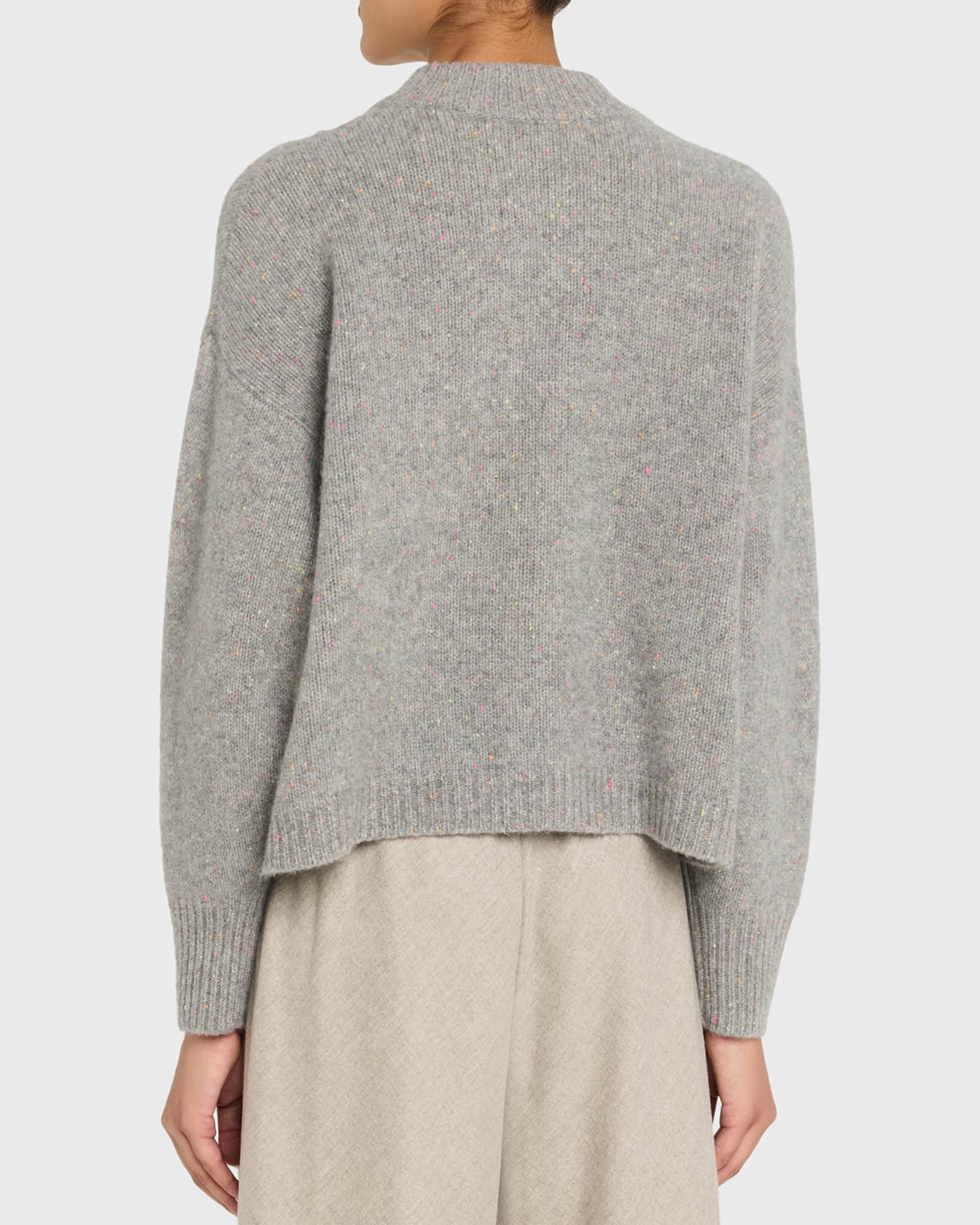 FRAME The Cashmere Fleck Cardigan | Neiman Marcus