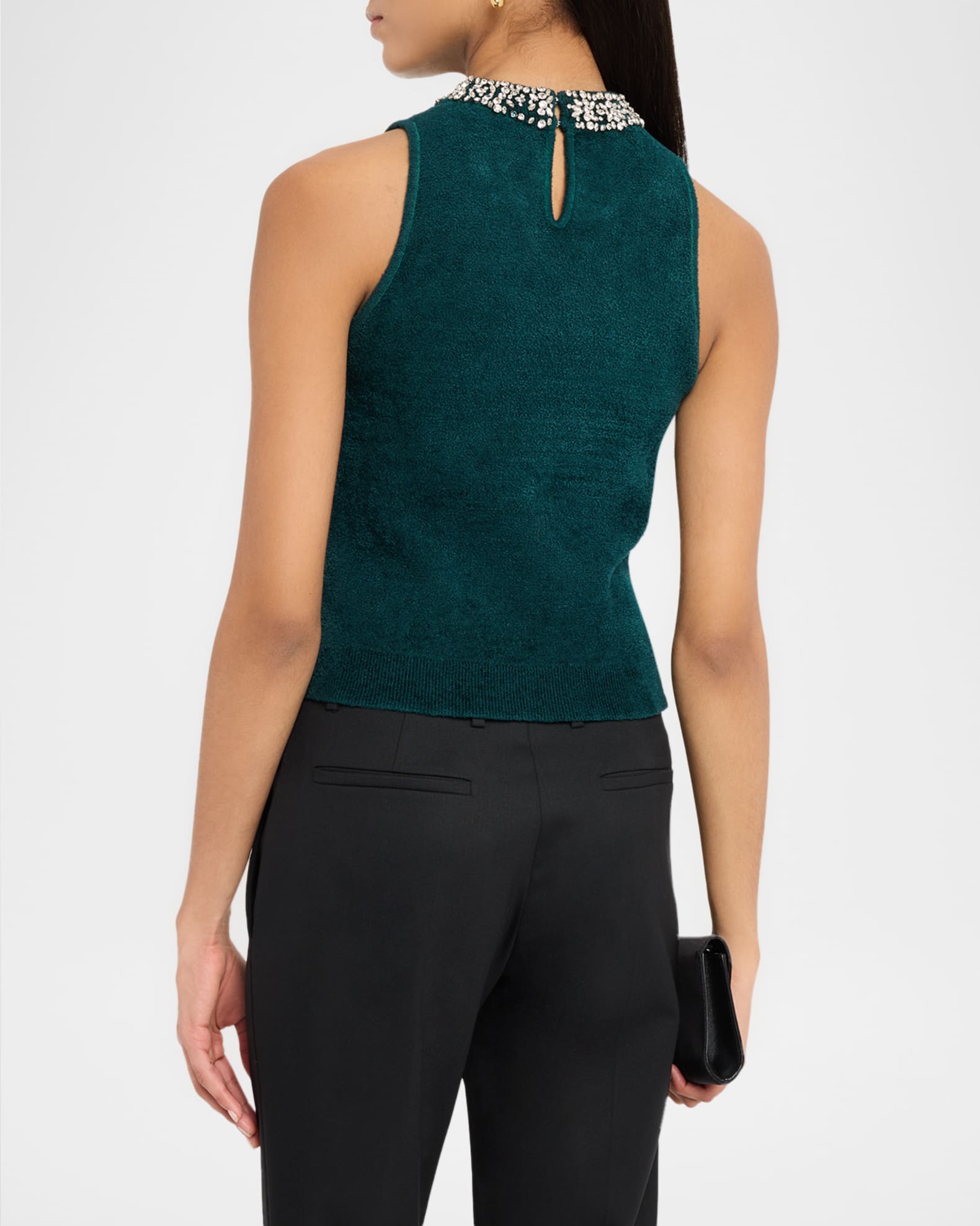 SIMKHAI Rema Crystal-Embellished Top | Neiman Marcus
