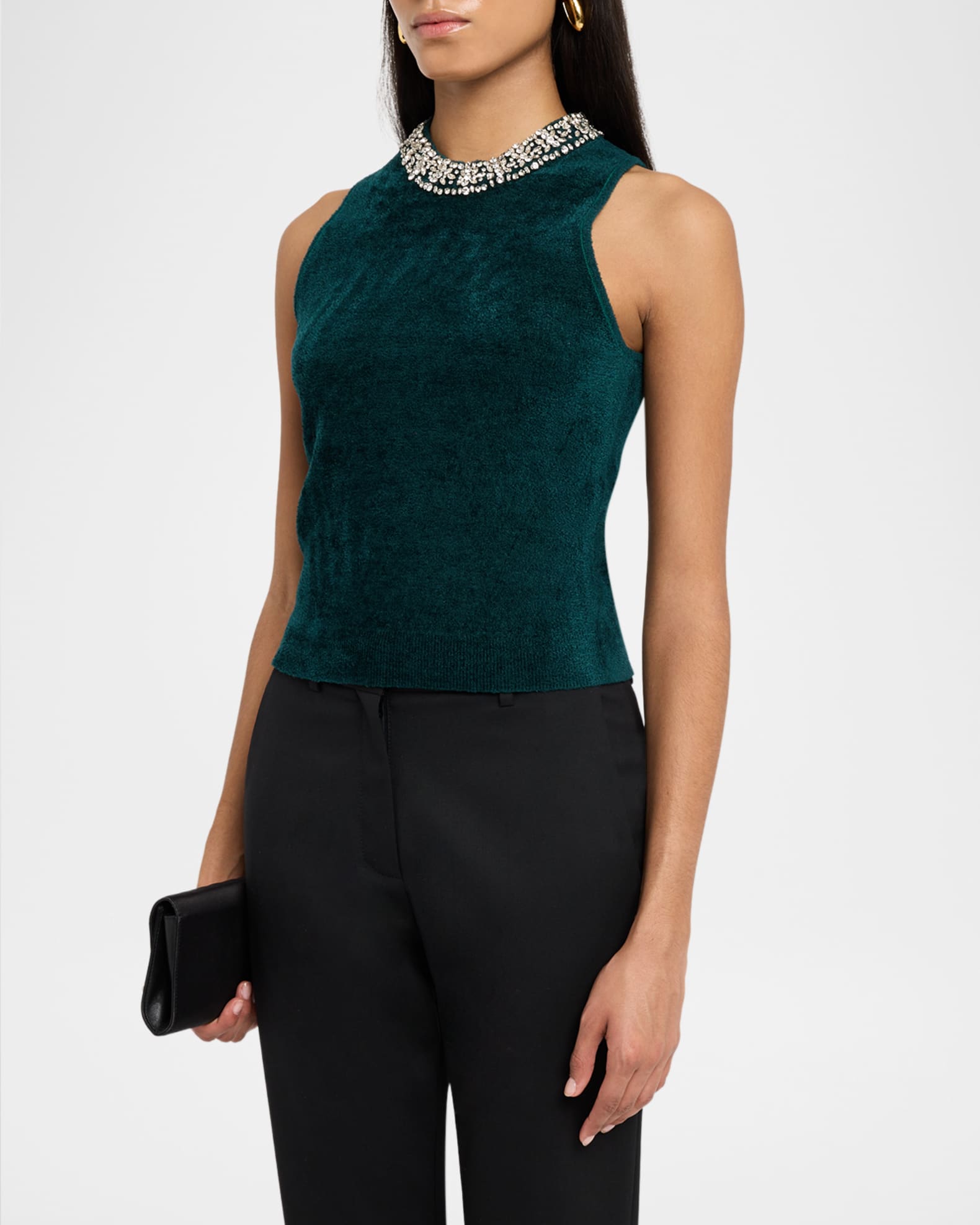 SIMKHAI Rema Crystal-Embellished Top | Neiman Marcus