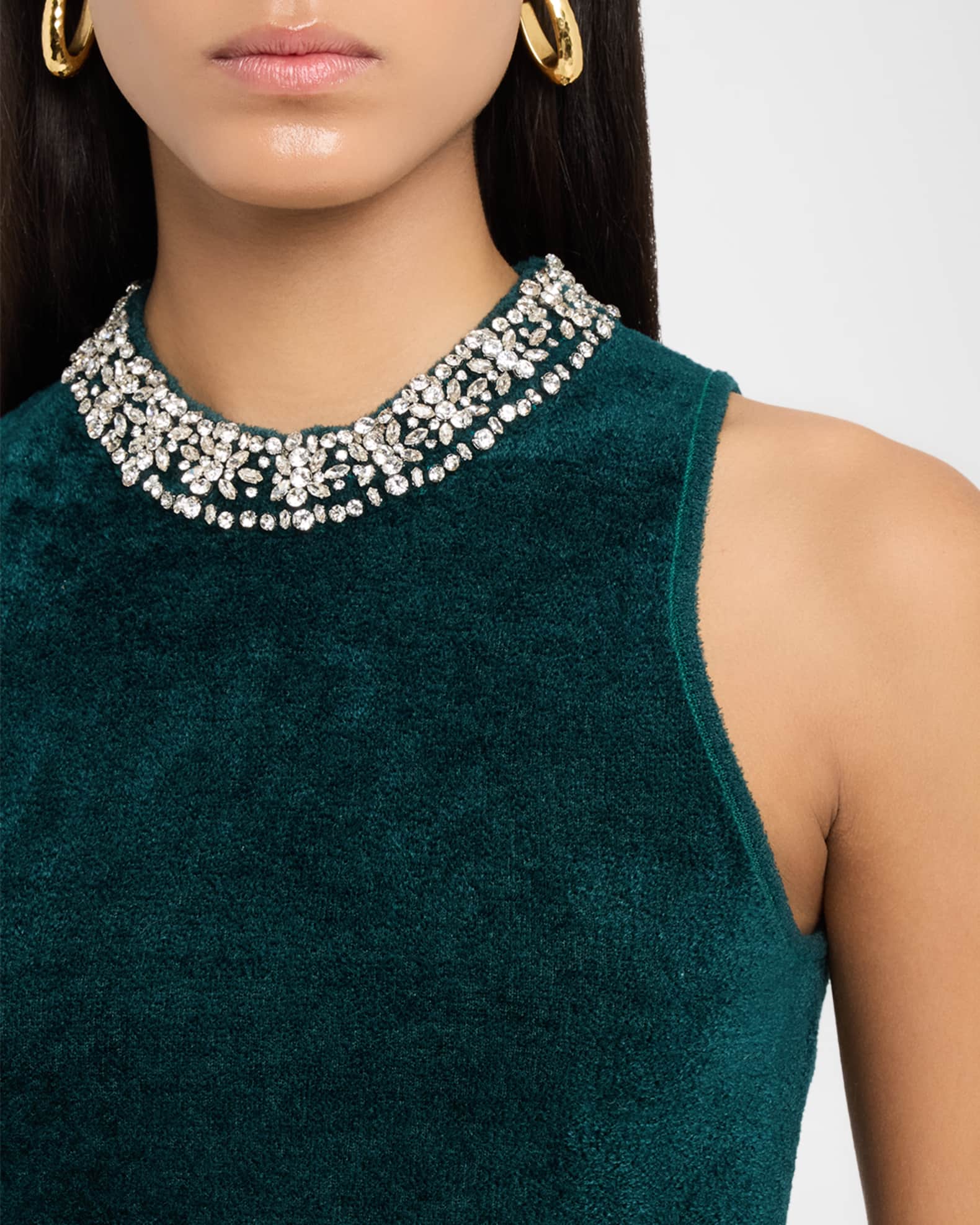 SIMKHAI Rema Crystal-Embellished Top | Neiman Marcus
