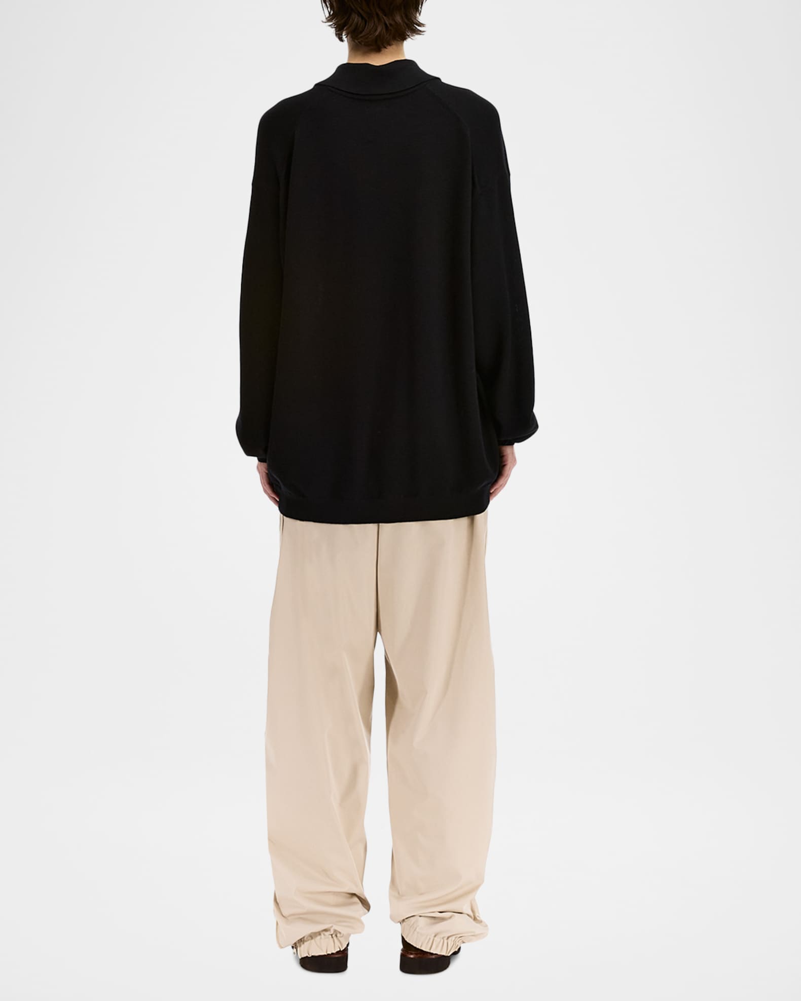 vowels Men's Lightweight Knit Polo Sweater | Neiman Marcus