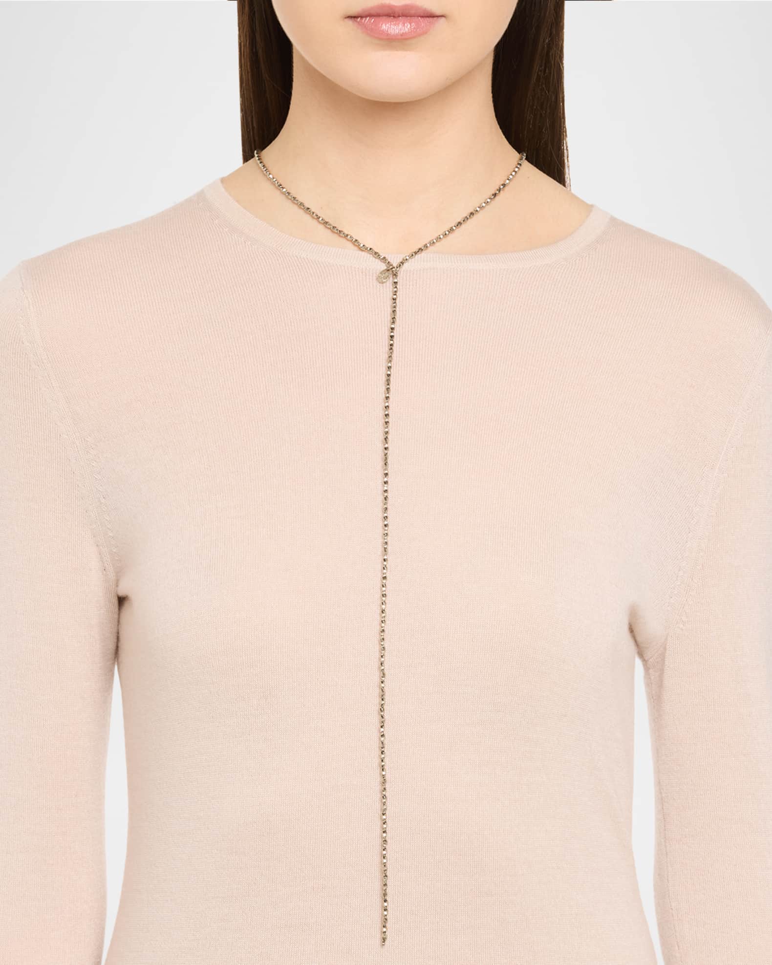 Brunello Cucinelli Gemmae Beaded Lariat Necklace | Neiman Marcus