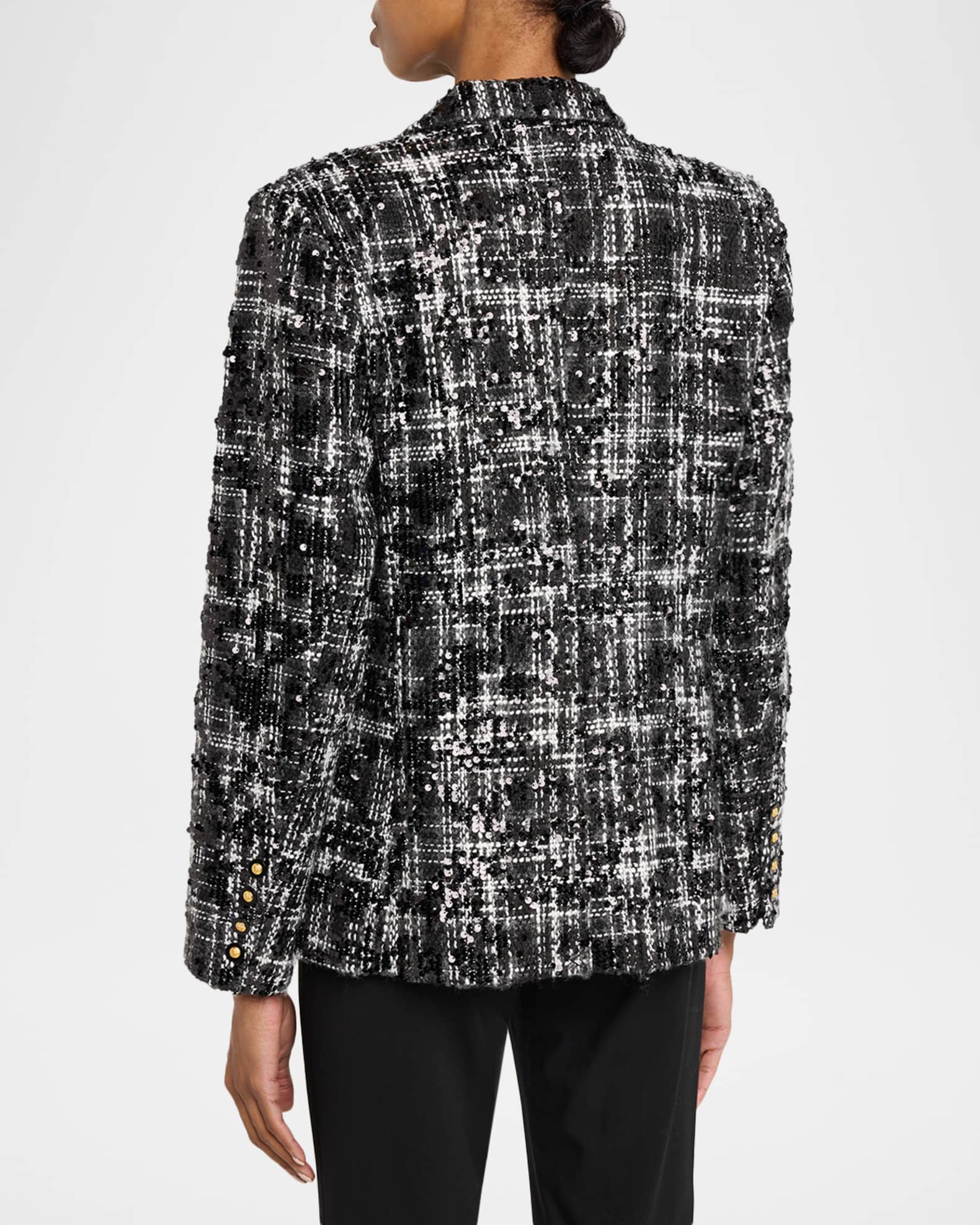 L'Agence Colin Sequined Tweed Blazer | Neiman Marcus