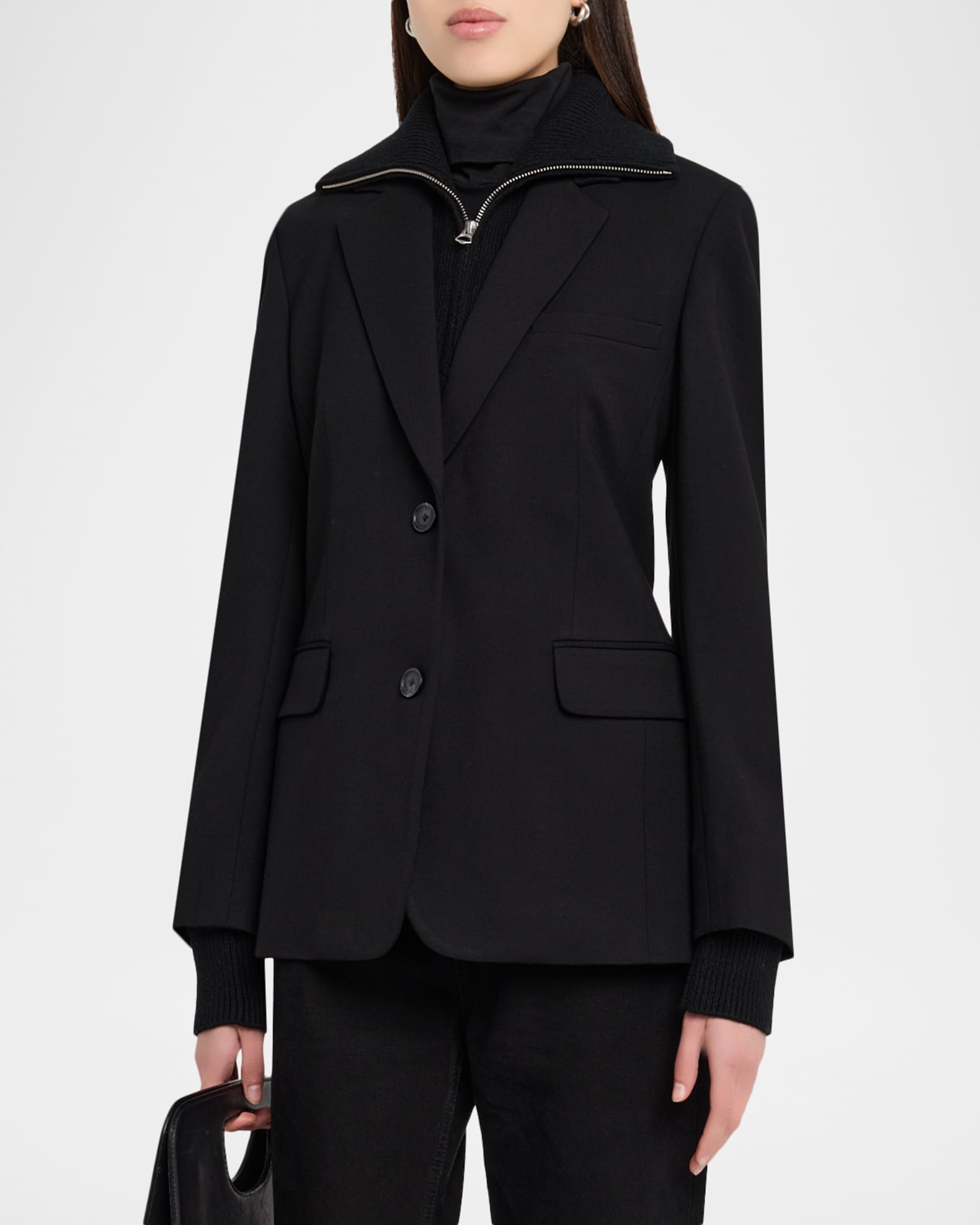 Rag & Bone Frank Ponte 2-in-1 Blazer | Neiman Marcus