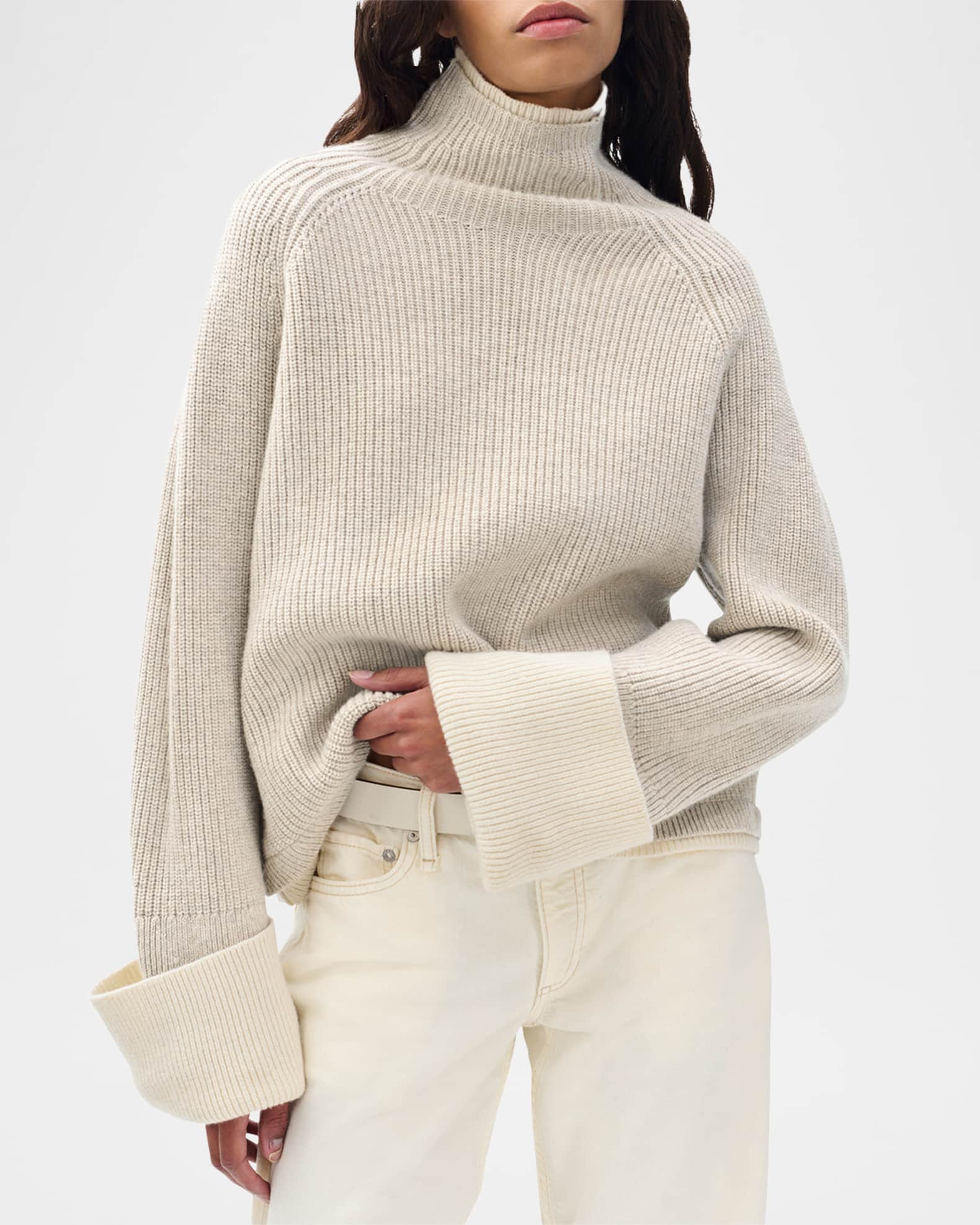 Rag & Bone Ilaria Wool Turtleneck Sweater | Neiman Marcus