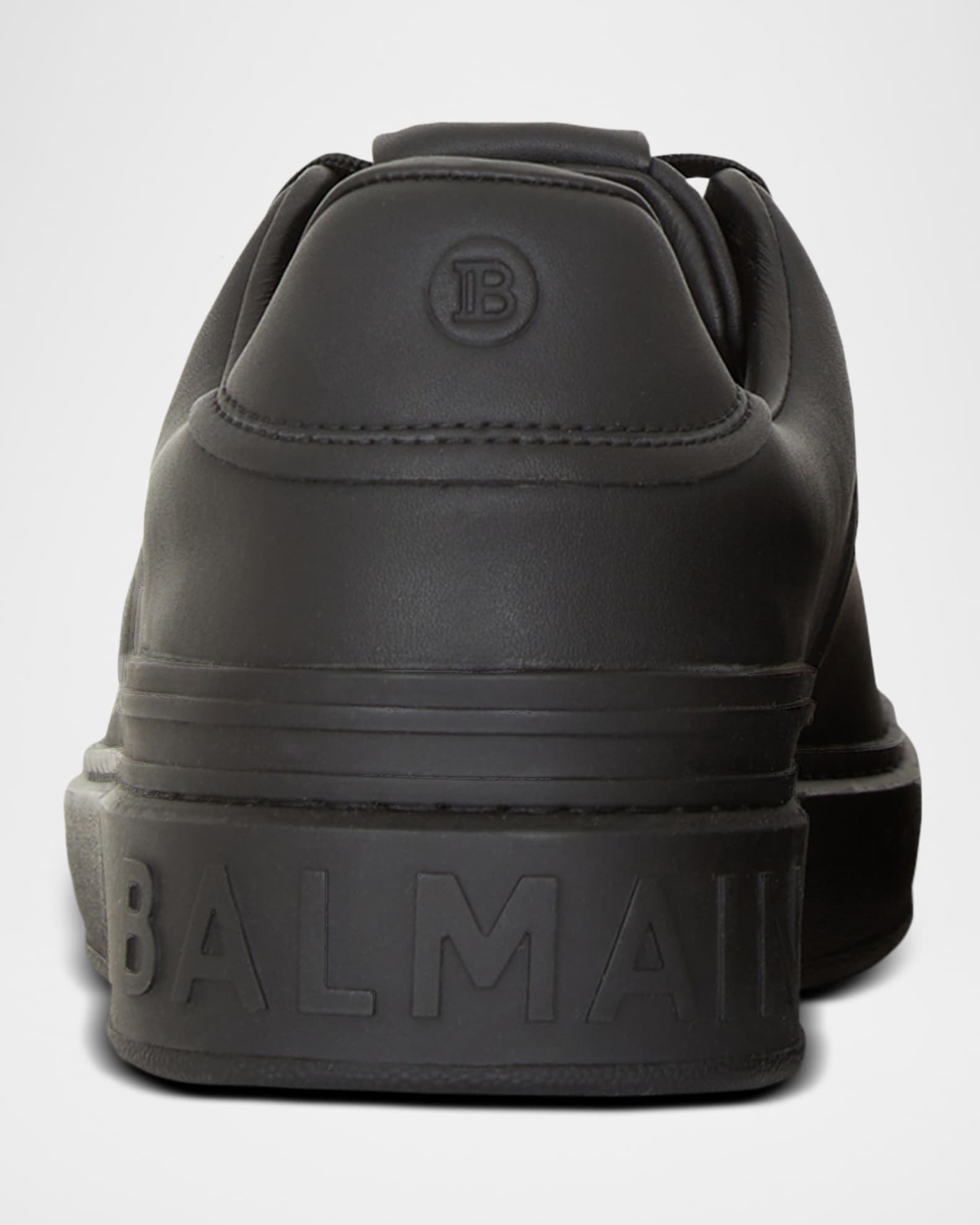 Balmain Men's B-Court Leather Low-Top Sneakers | Neiman Marcus