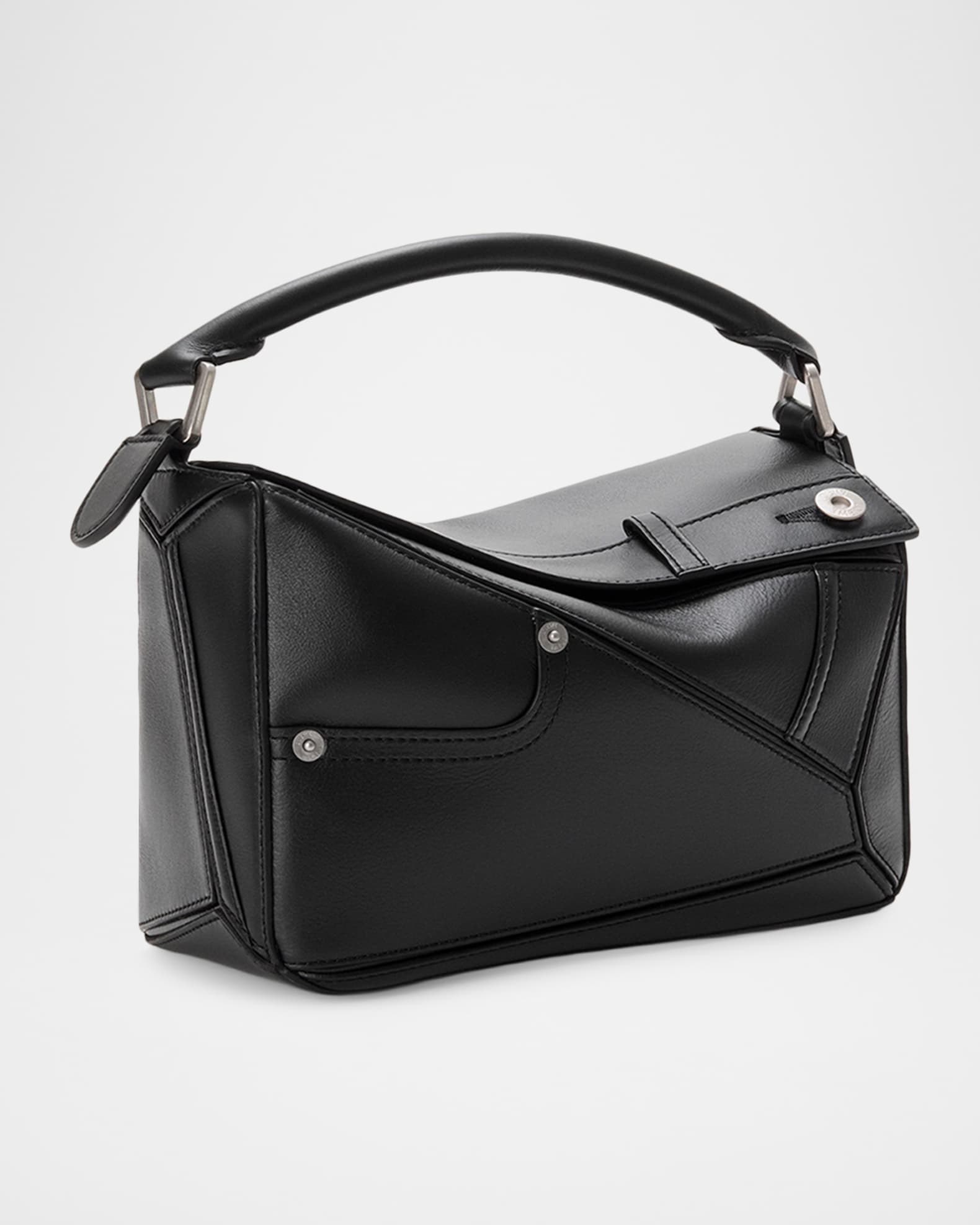 Loewe Puzzle Small Top-Handle Bag in Leather | Neiman Marcus