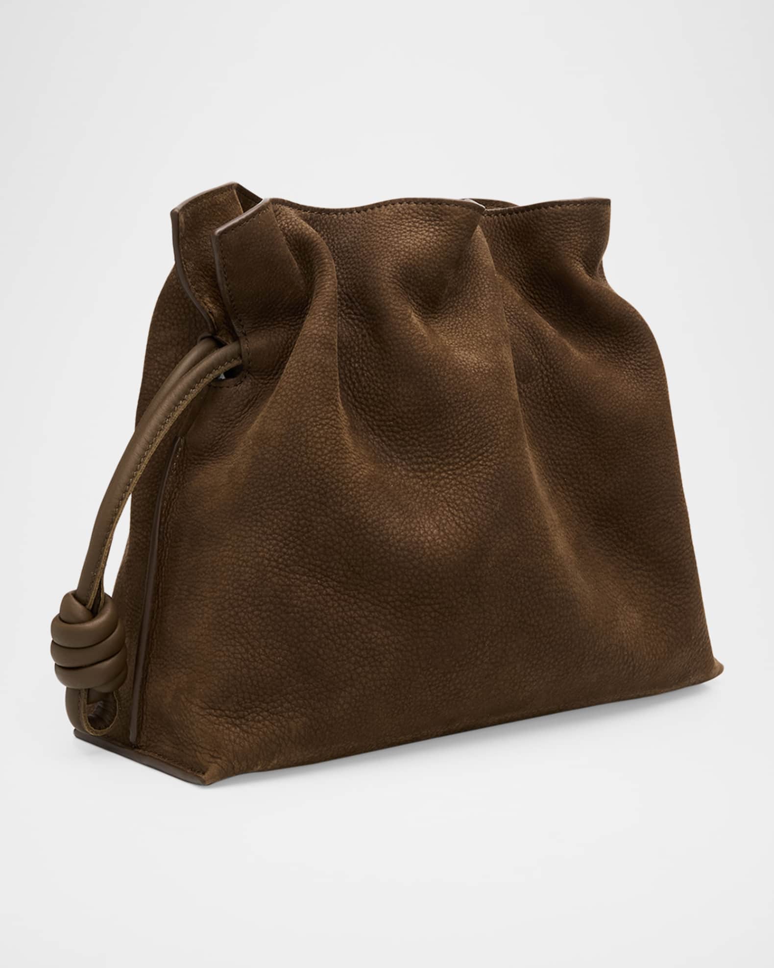 Loewe Flamenco Clutch Bag in Nubuck Leather | Neiman Marcus