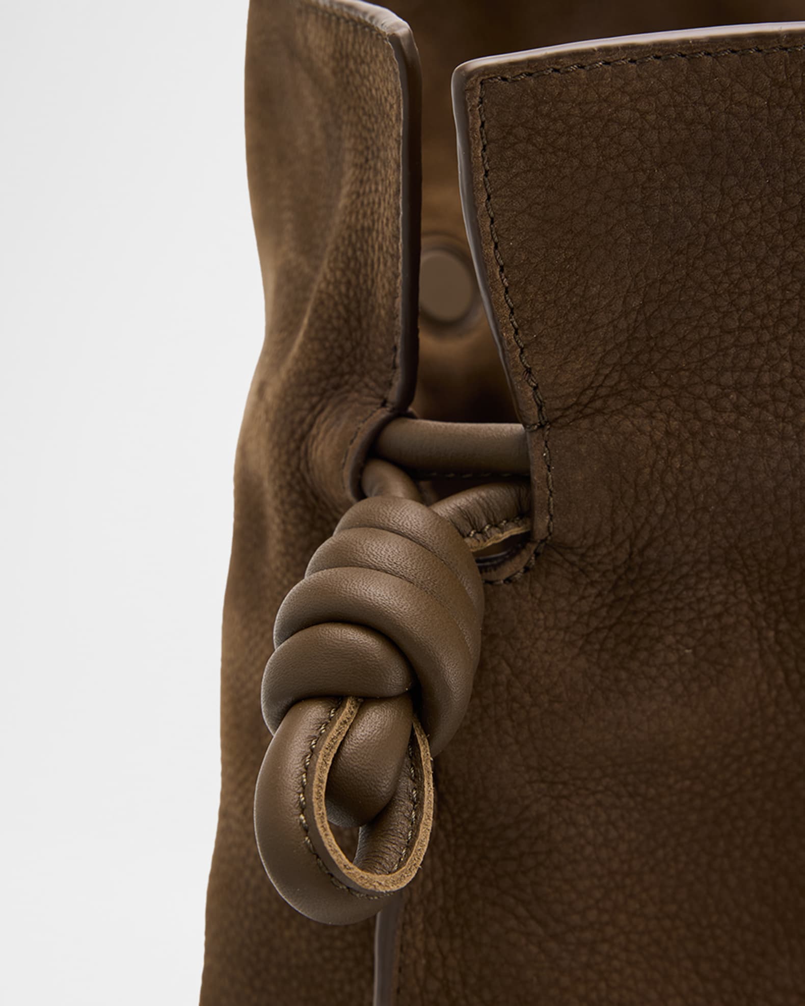 Loewe Flamenco Clutch Bag in Nubuck Leather | Neiman Marcus