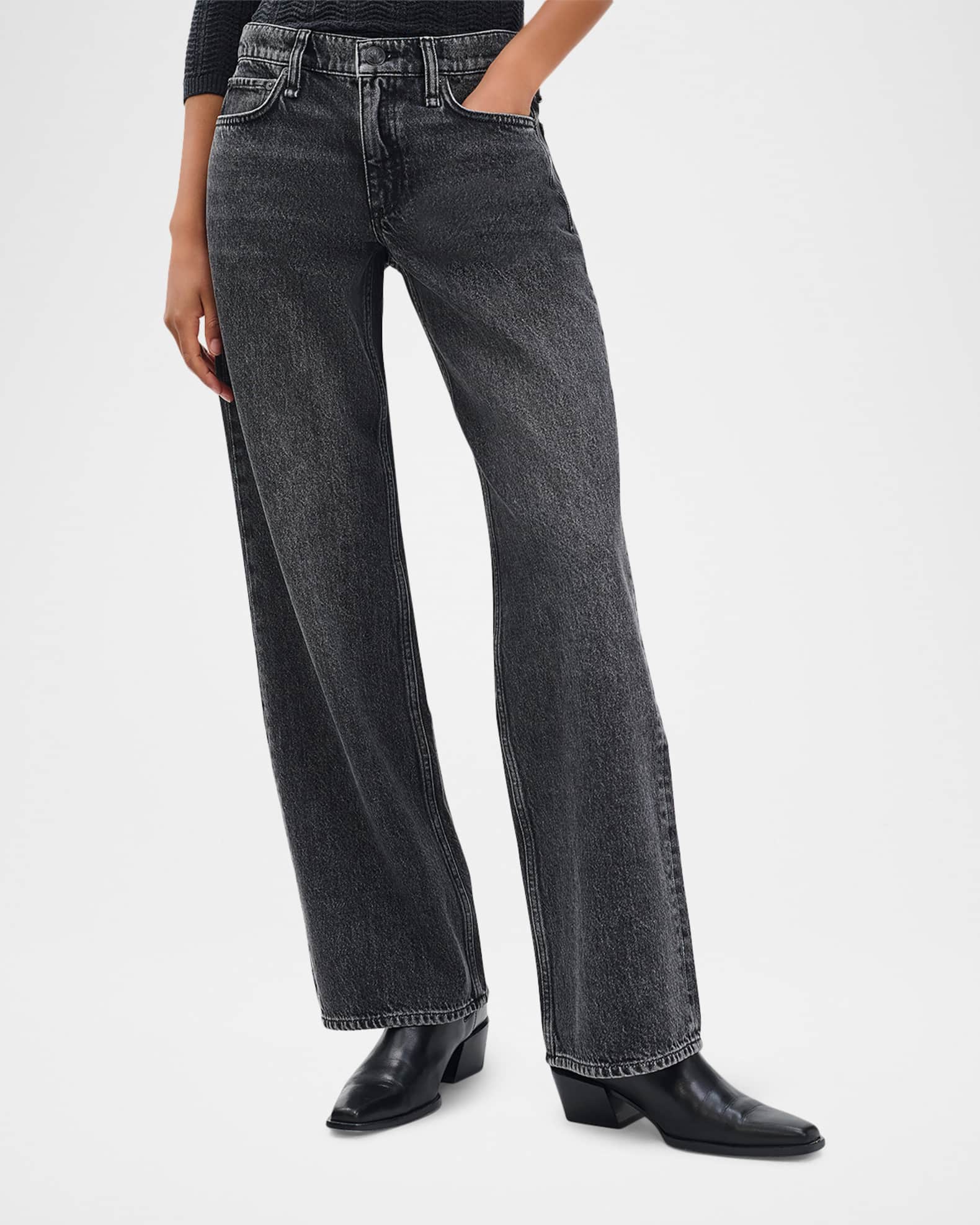 Rag & Bone Saige Low-Rise Relaxed Jeans | Neiman Marcus