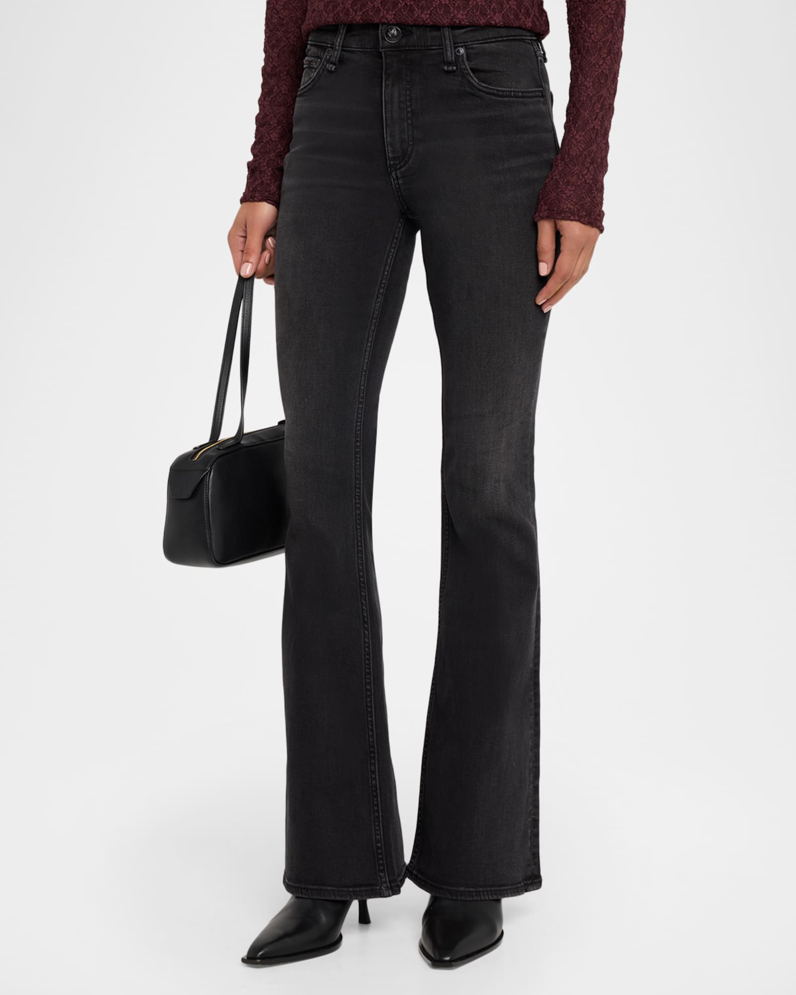 Rag & Bone Flexi Dahlia Flare Jeans | Neiman Marcus