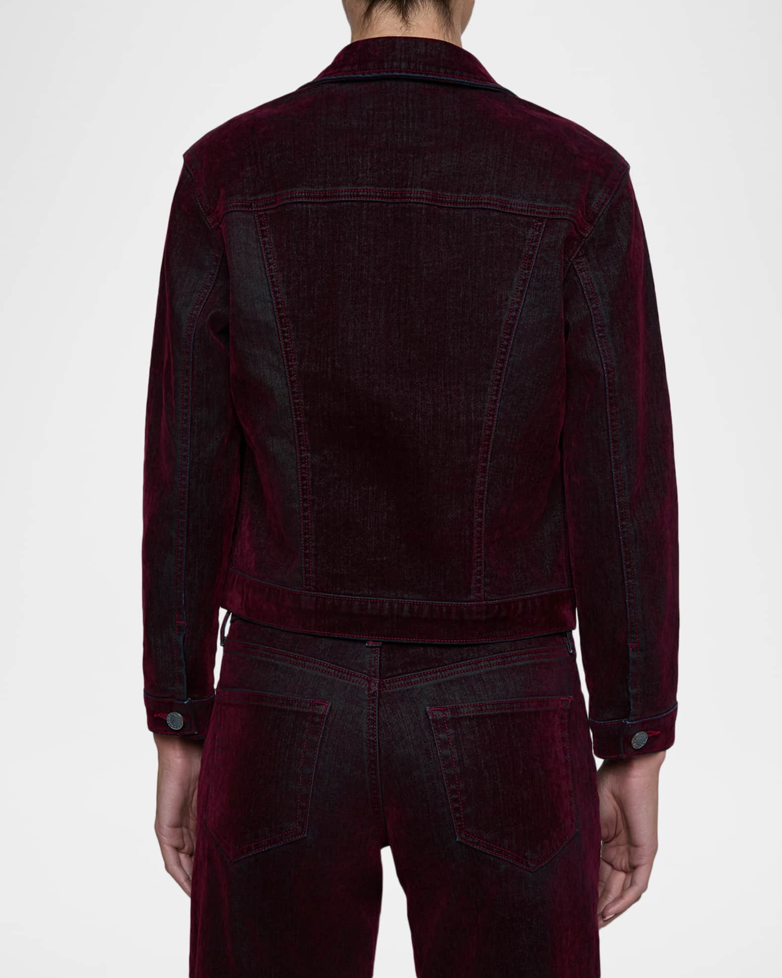 L'Agence Maven Slim Denim Jacket | Neiman Marcus