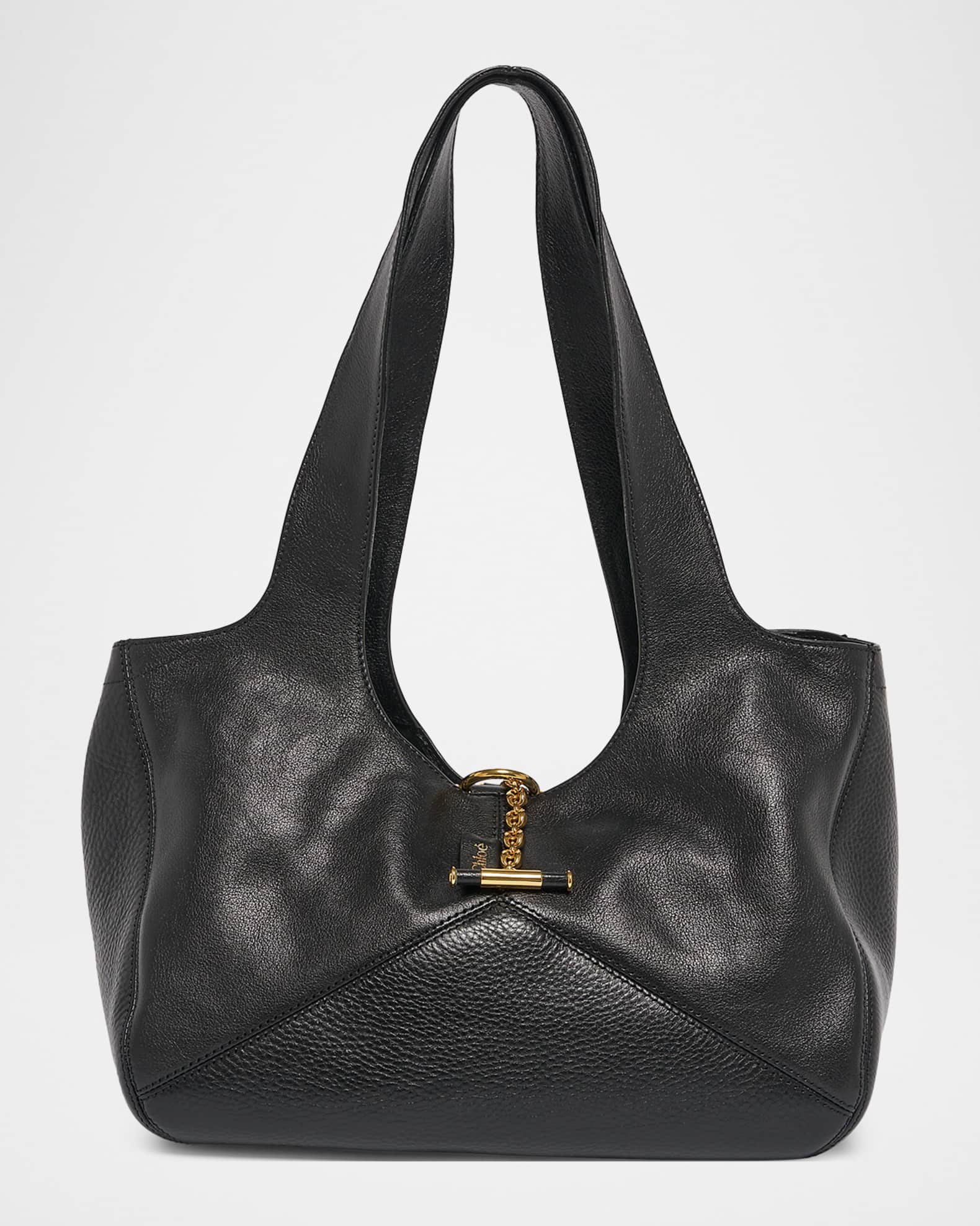 Chloe Balloon East-West Tote Bag in Grain Leather | Neiman Marcus