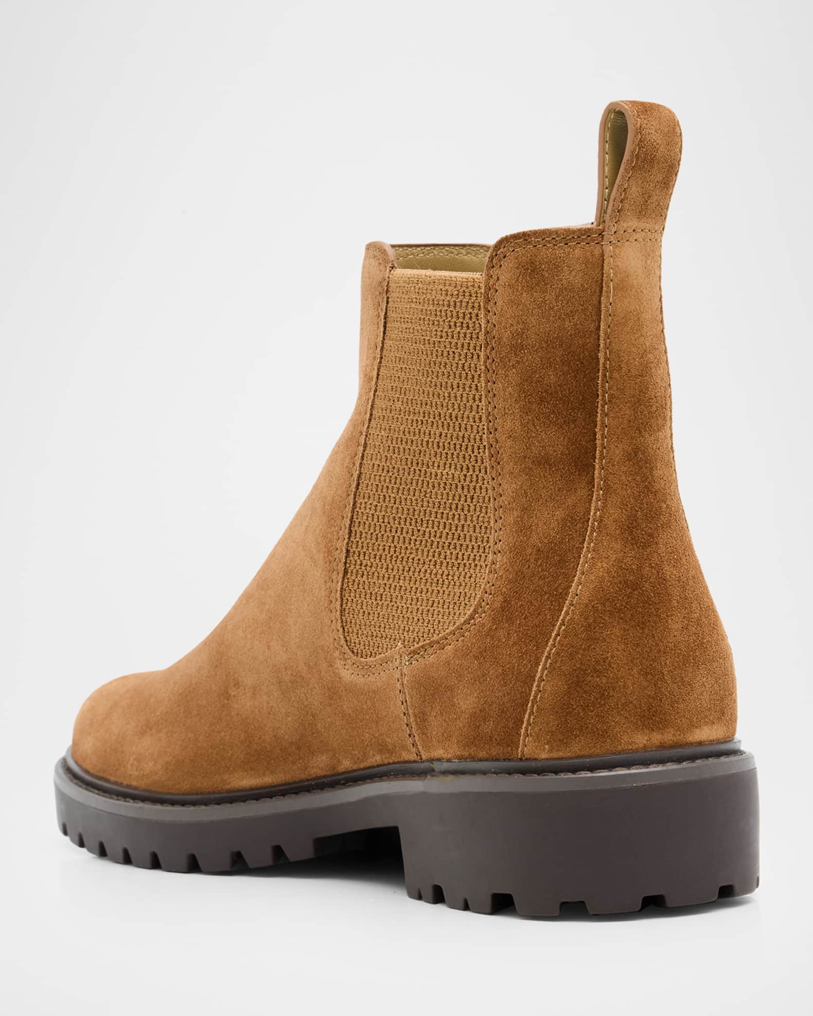 Vince Men's Dave Suede Lug-Sole Chelsea Boots | Neiman Marcus