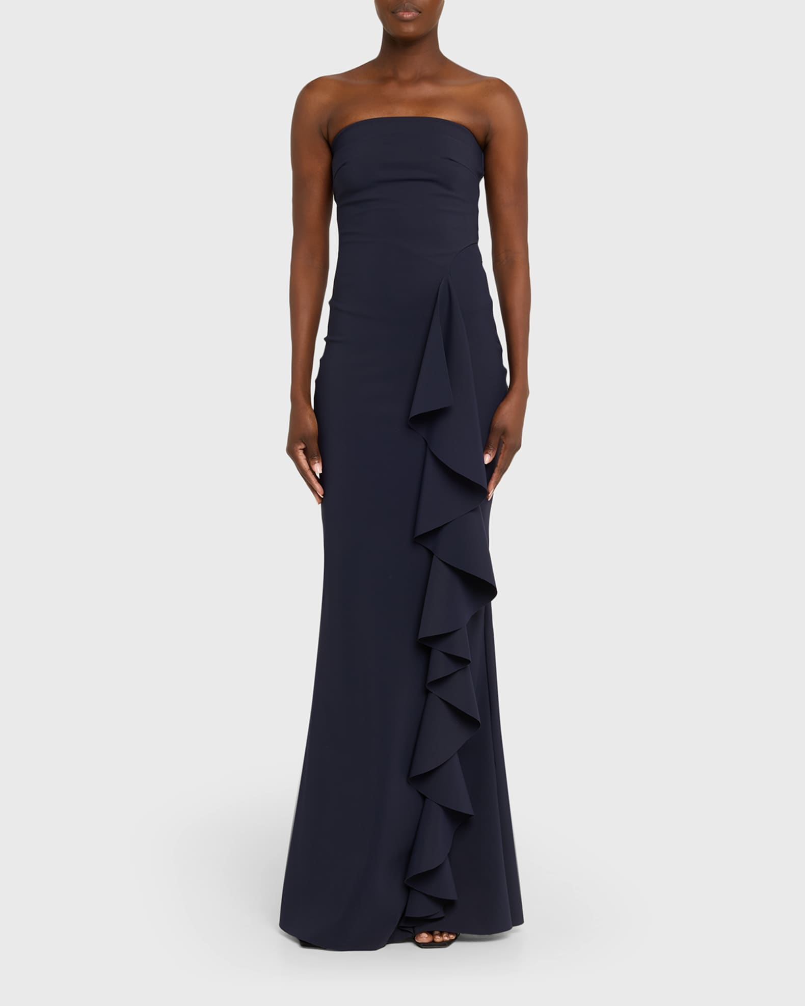 Chiara Boni La Petite Robe Risti Strapless Draped Mermaid Gown | Neiman ...
