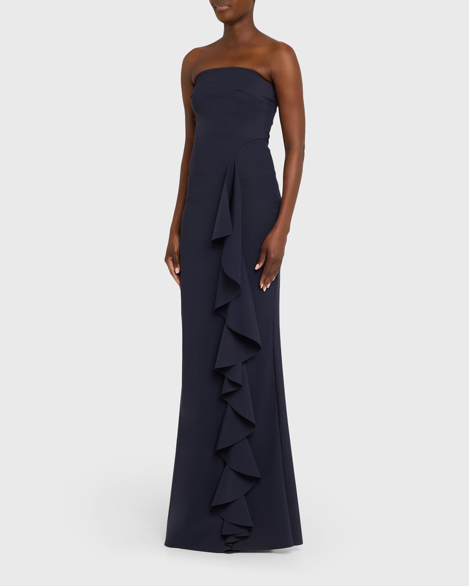 Chiara Boni La Petite Robe Risti Strapless Draped Mermaid Gown | Neiman ...