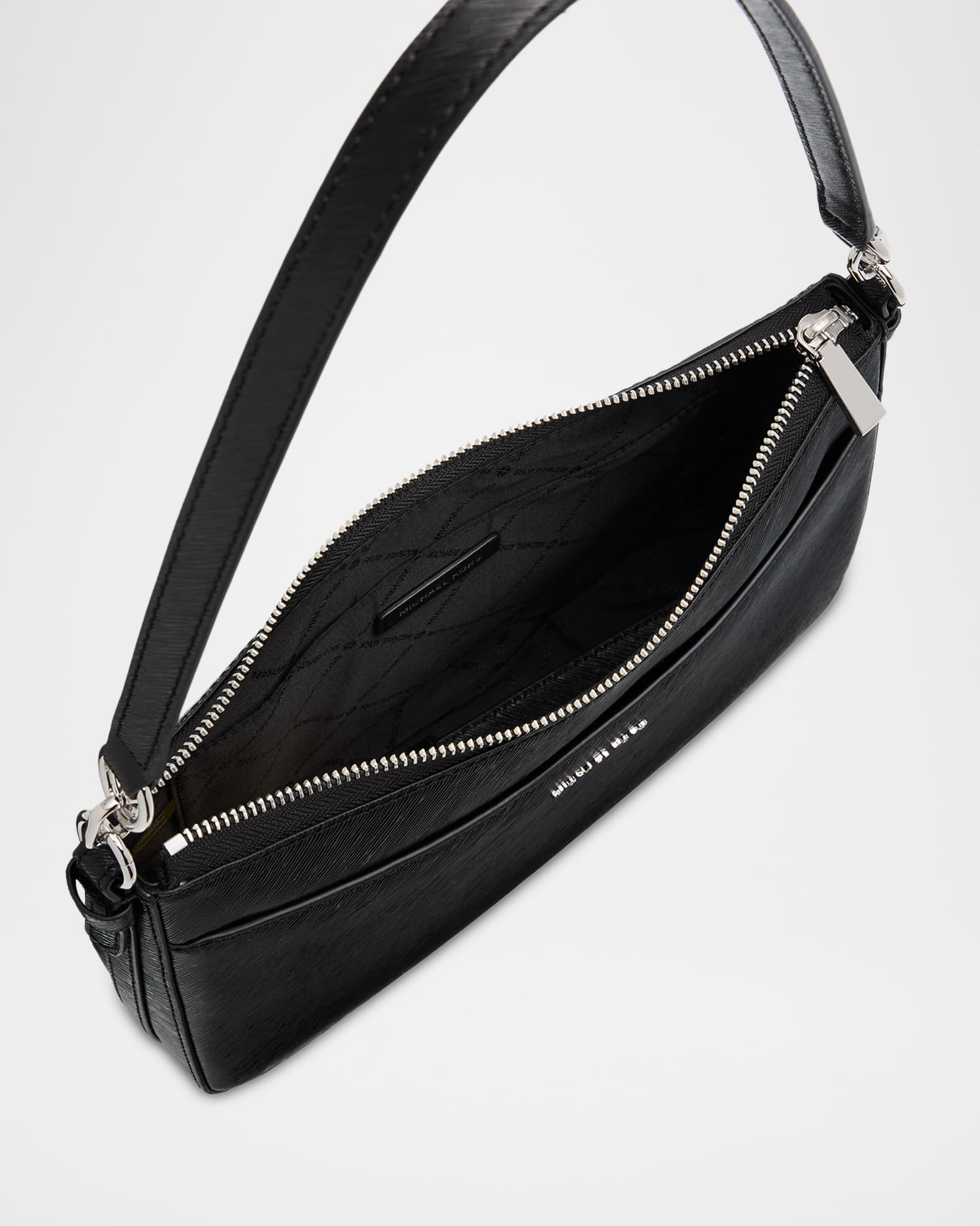 MICHAEL Michael Kors Jet Set Medium Metallic Faux Leather Shoulder Bag ...