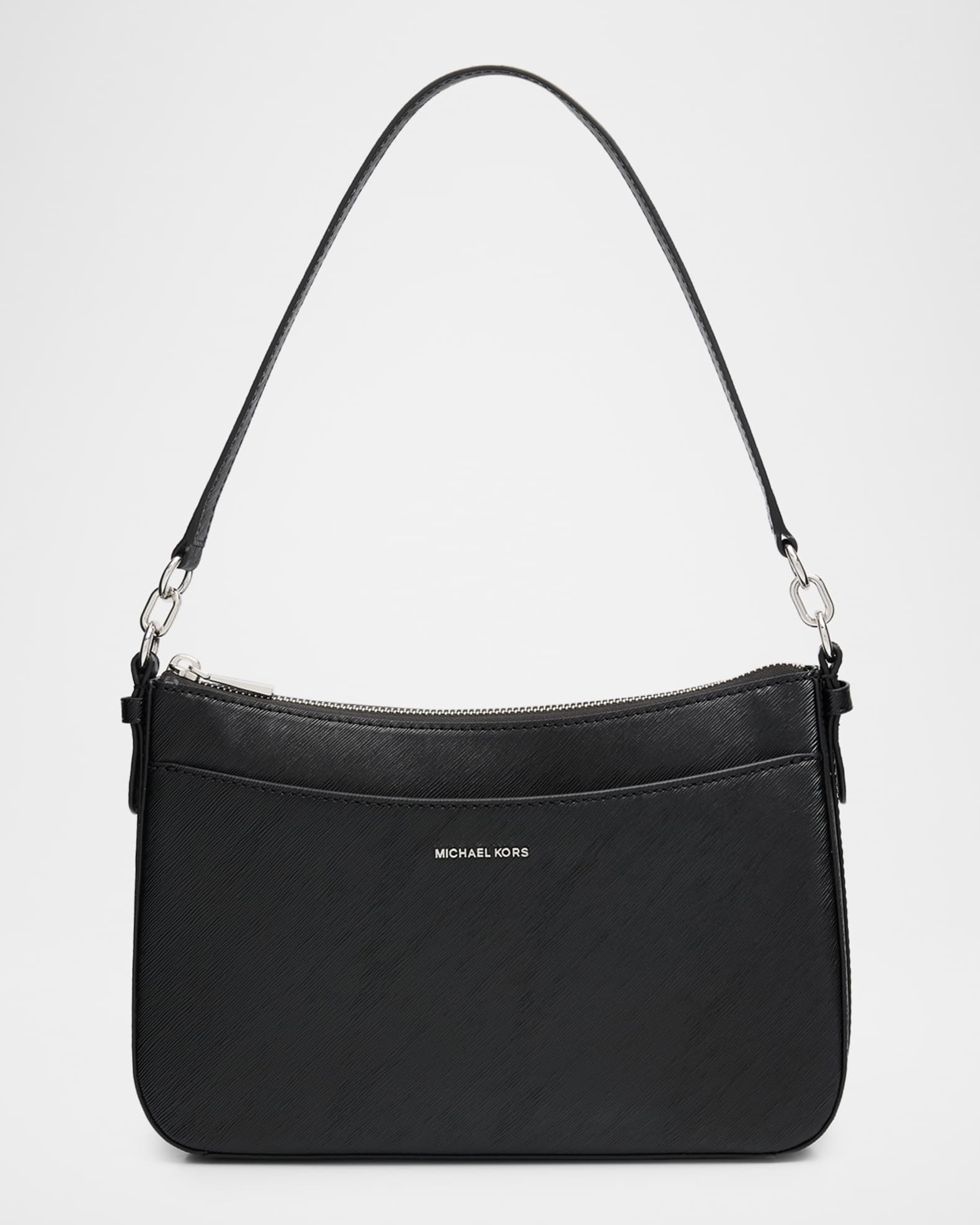 MICHAEL Michael Kors Jet Set Medium Metallic Faux Leather Shoulder Bag ...