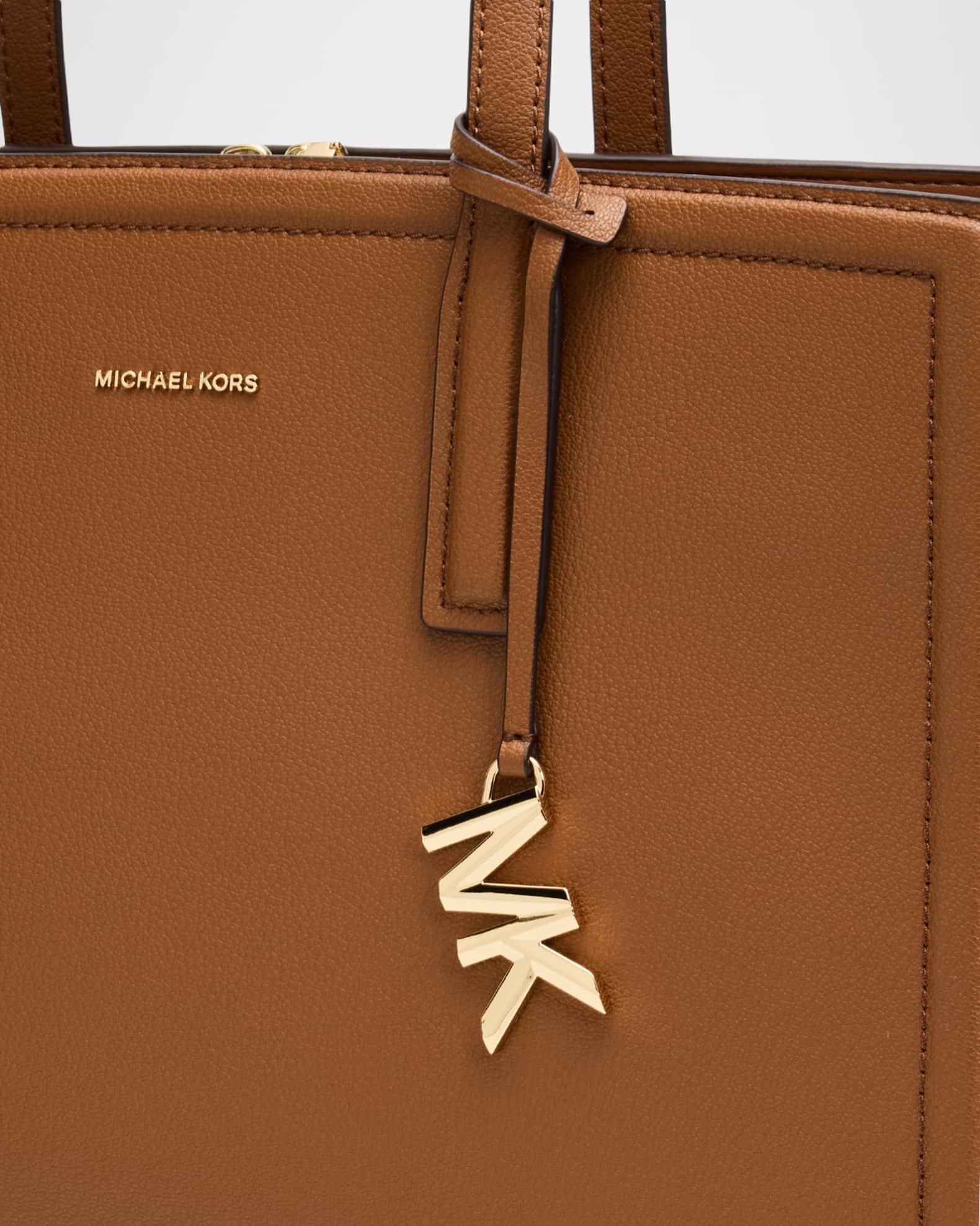 MICHAEL Michael Kors Laila Medium Leather Tote Bag | Neiman Marcus