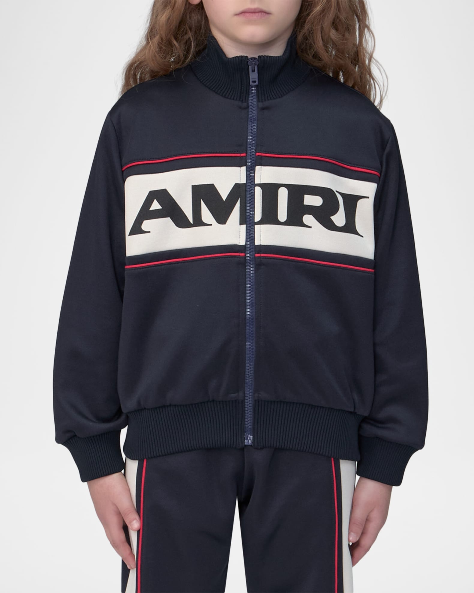 Amiri Kid's Amiri Sport Track Jacket, Size 4-12 | Neiman Marcus