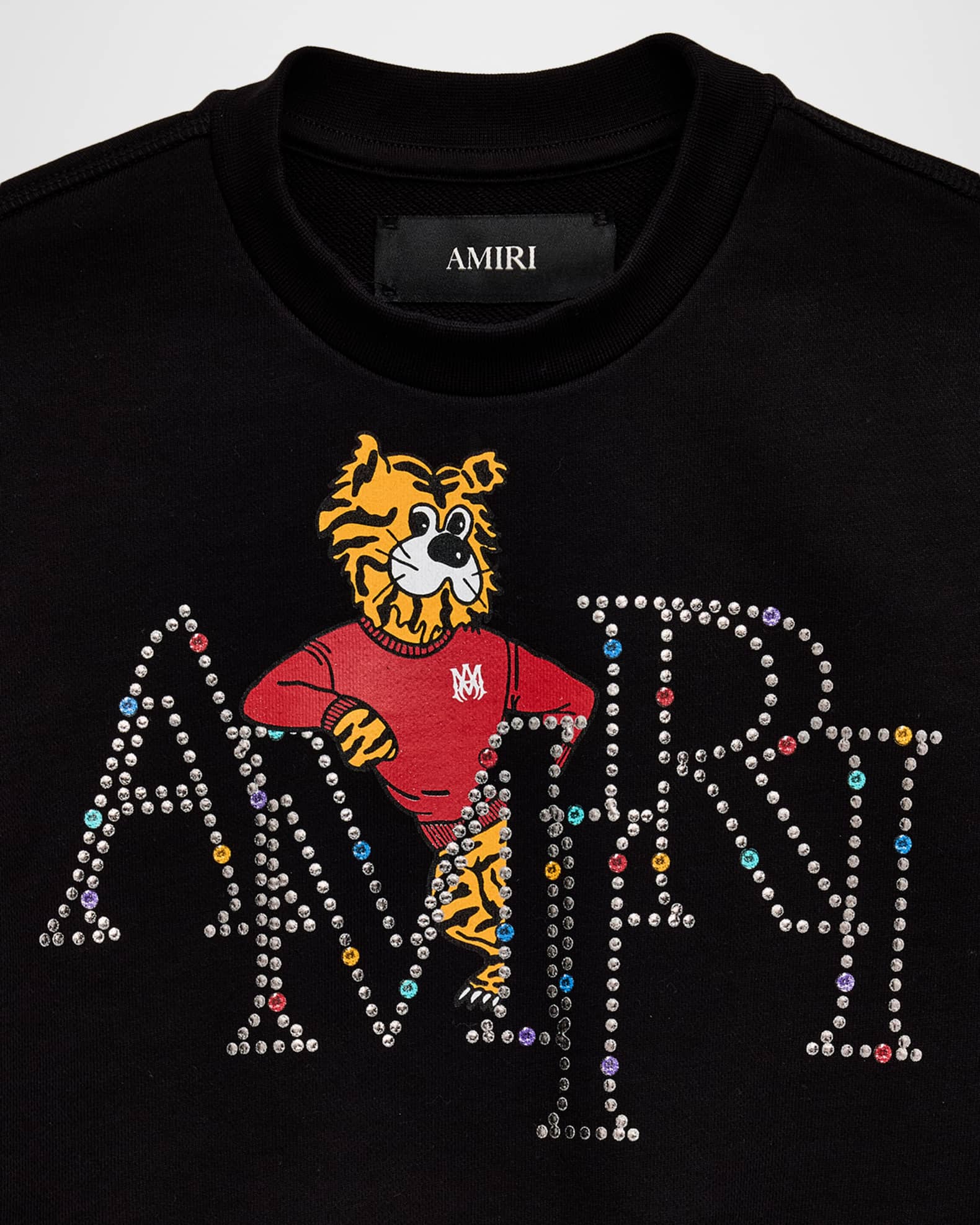 Amiri Kid's Amiri Staggered Logo Cotton Sweatshirt, Size 4-12 | Neiman ...