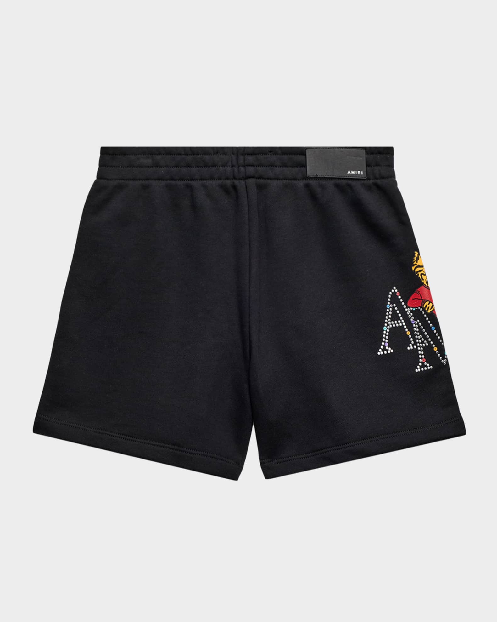 Amiri Kid's Amiri Tiger Sweatshorts, Size 4-12 | Neiman Marcus