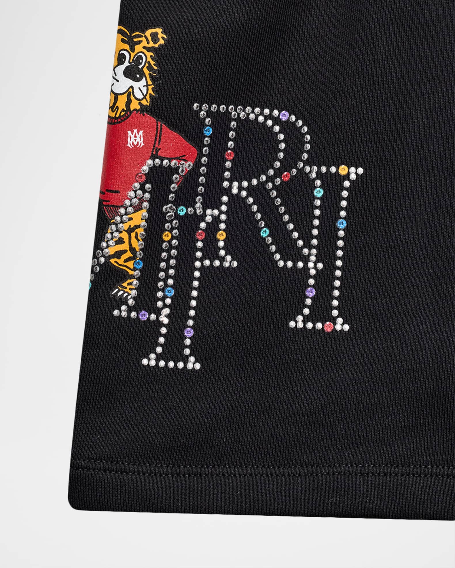 Amiri Kid's Amiri Tiger Sweatshorts, Size 4-12 | Neiman Marcus