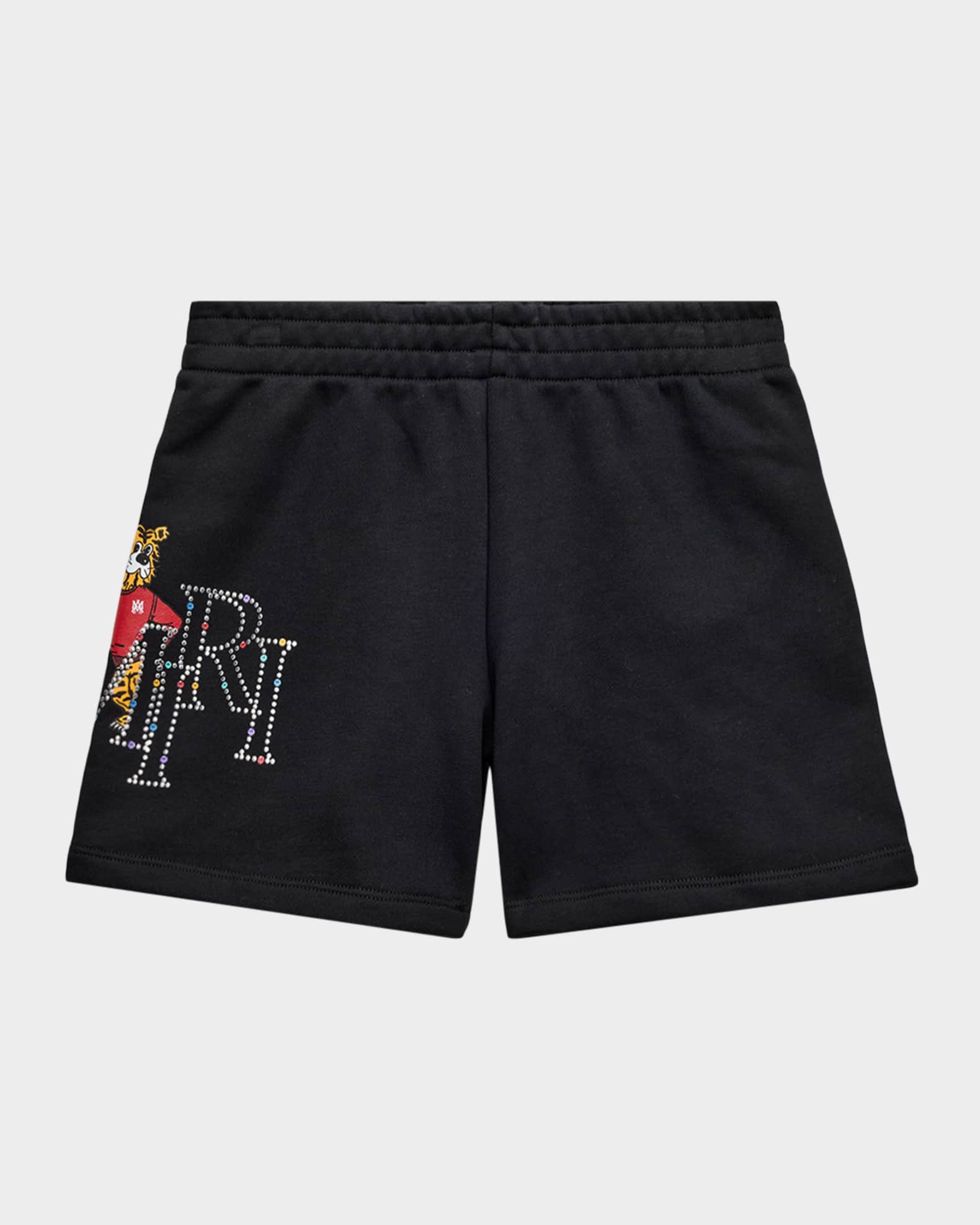Amiri Kid's Amiri Tiger Sweatshorts, Size 4-12 | Neiman Marcus
