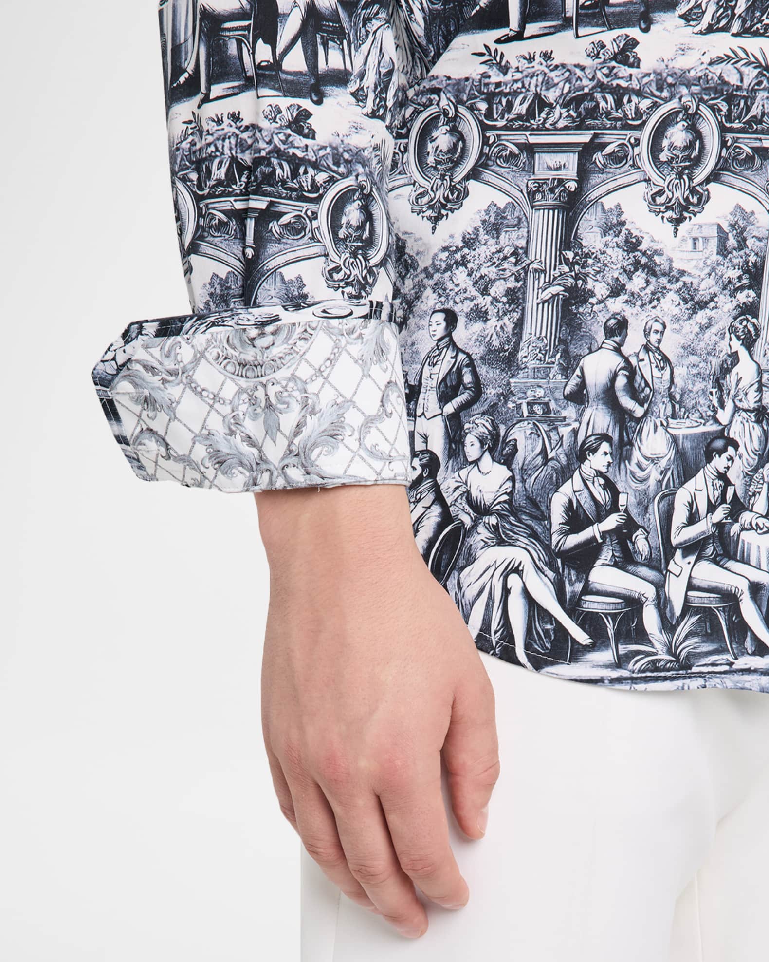 Robert Graham Men's Socialite Button-Front Shirt | Neiman Marcus