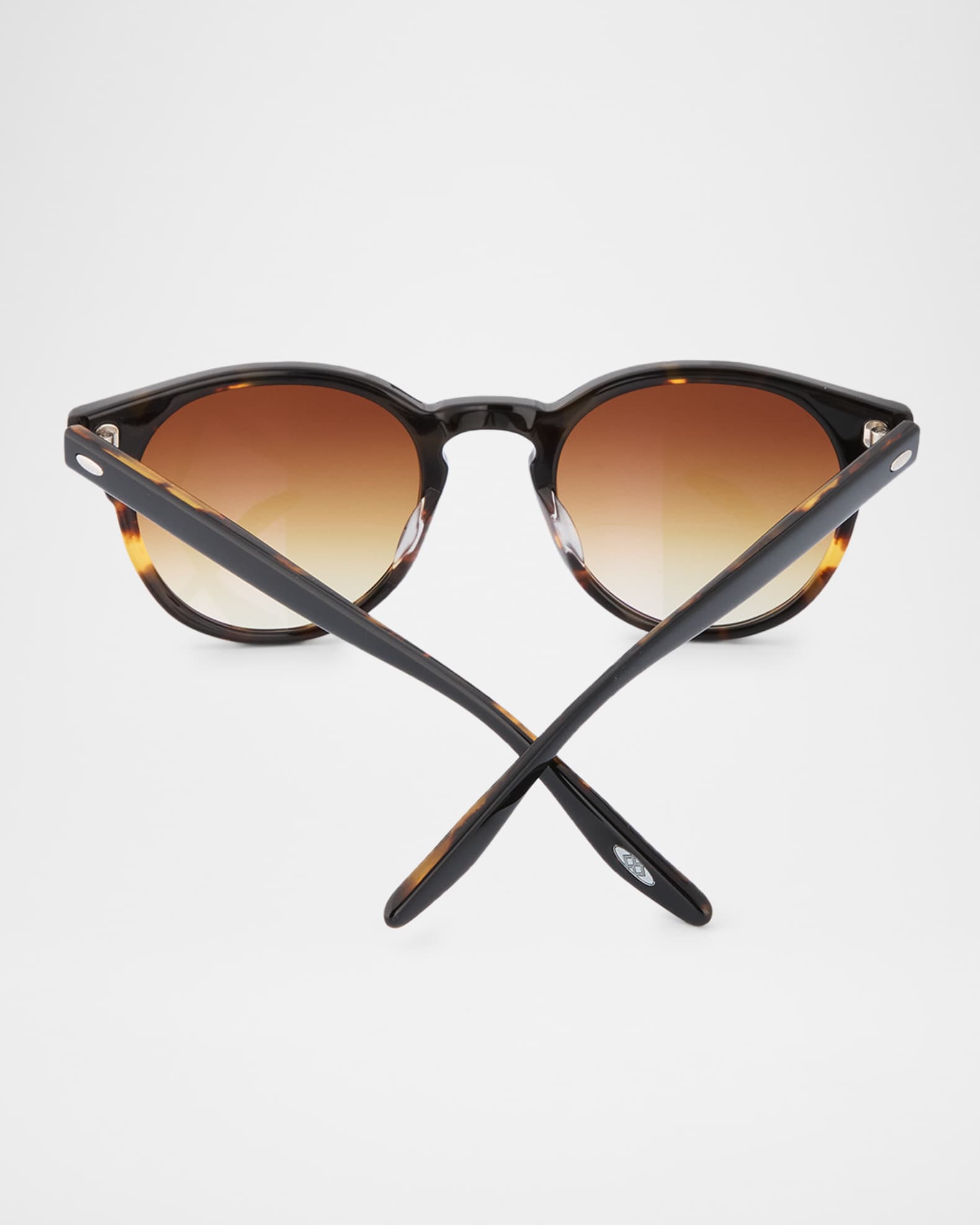 Barton Perreira Beckford 49mm Round Acetate Sunglasses | Neiman Marcus