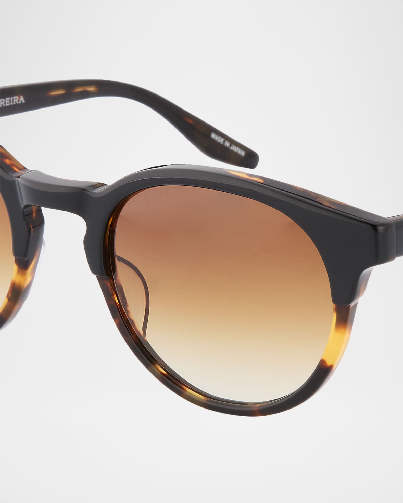 Barton Perreira Beckford 49mm Round Acetate Sunglasses | Neiman Marcus