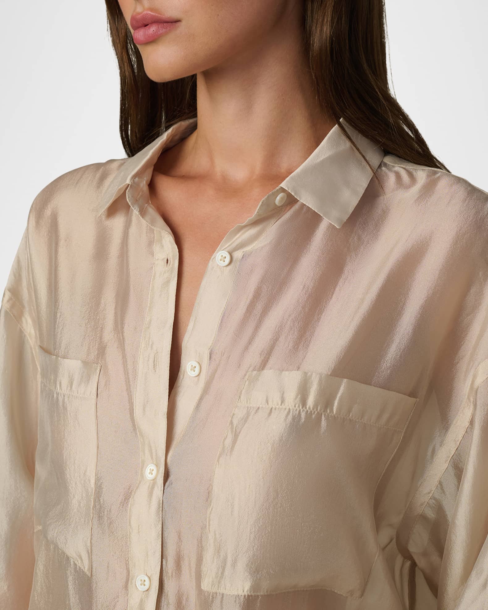 Joe's Jeans The Organza Boyfriend Shirt | Neiman Marcus