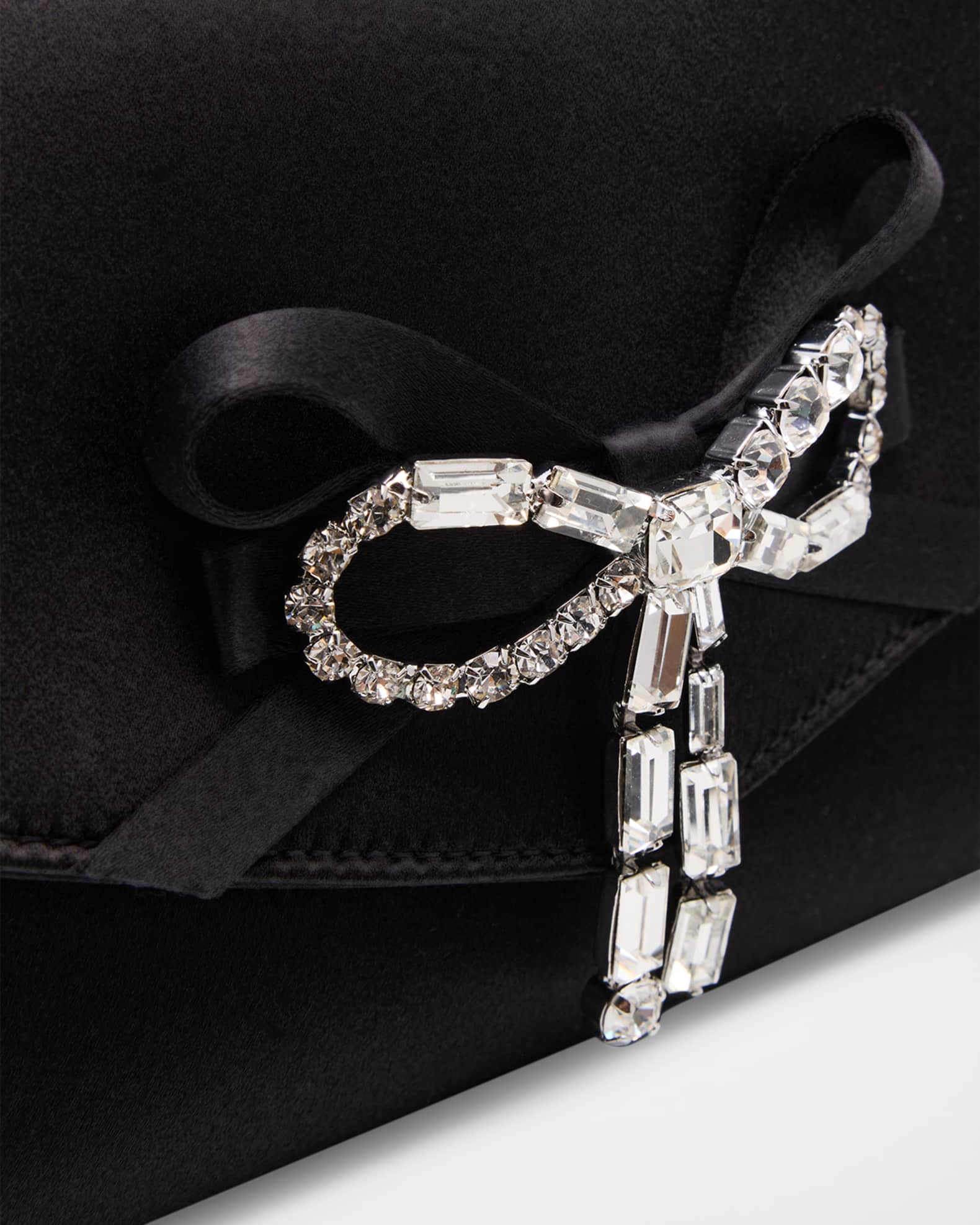 Jimmy Choo Soft Bow Mini Clutch Bag | Neiman Marcus