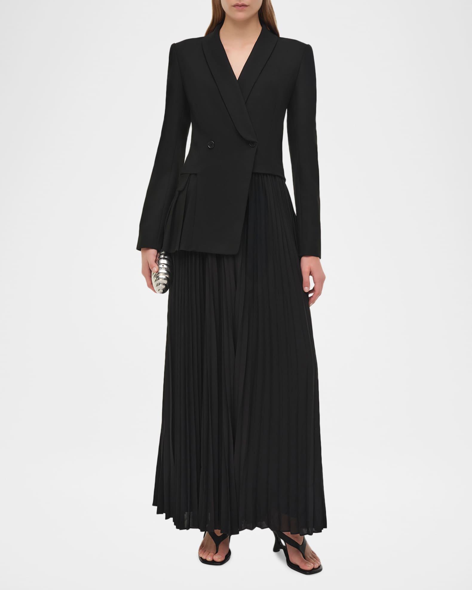 SIMKHAI Alexandra Pleated Blazer Dress | Neiman Marcus
