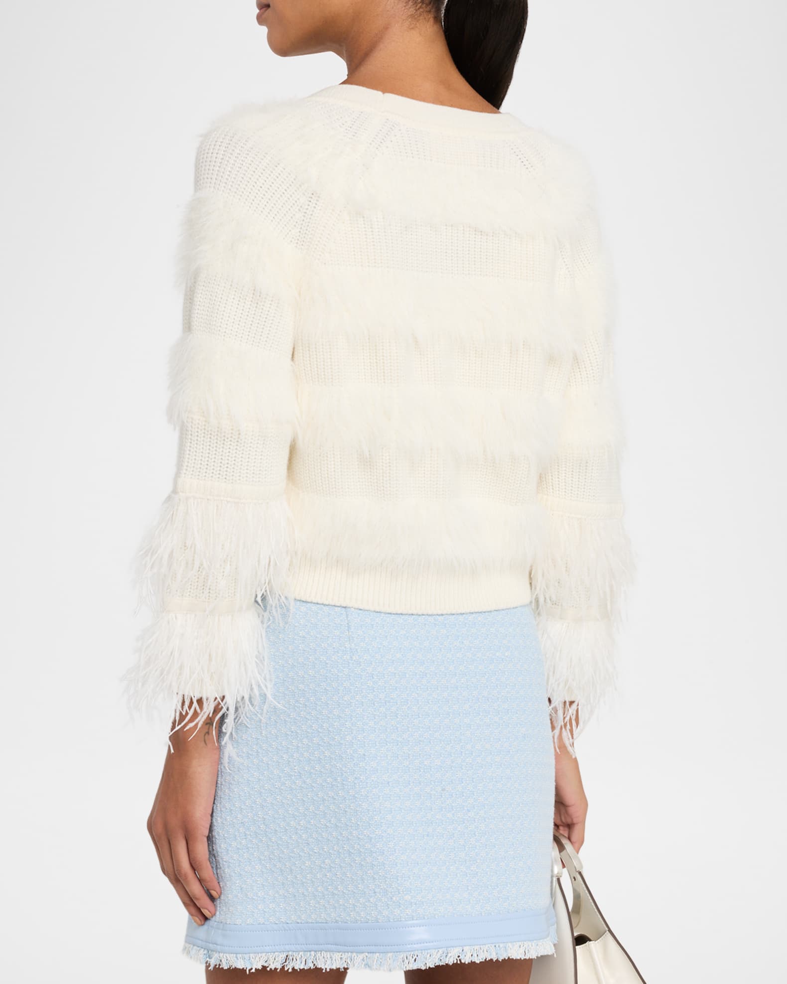 Cinq a Sept Vivica Feather Cardigan | Neiman Marcus