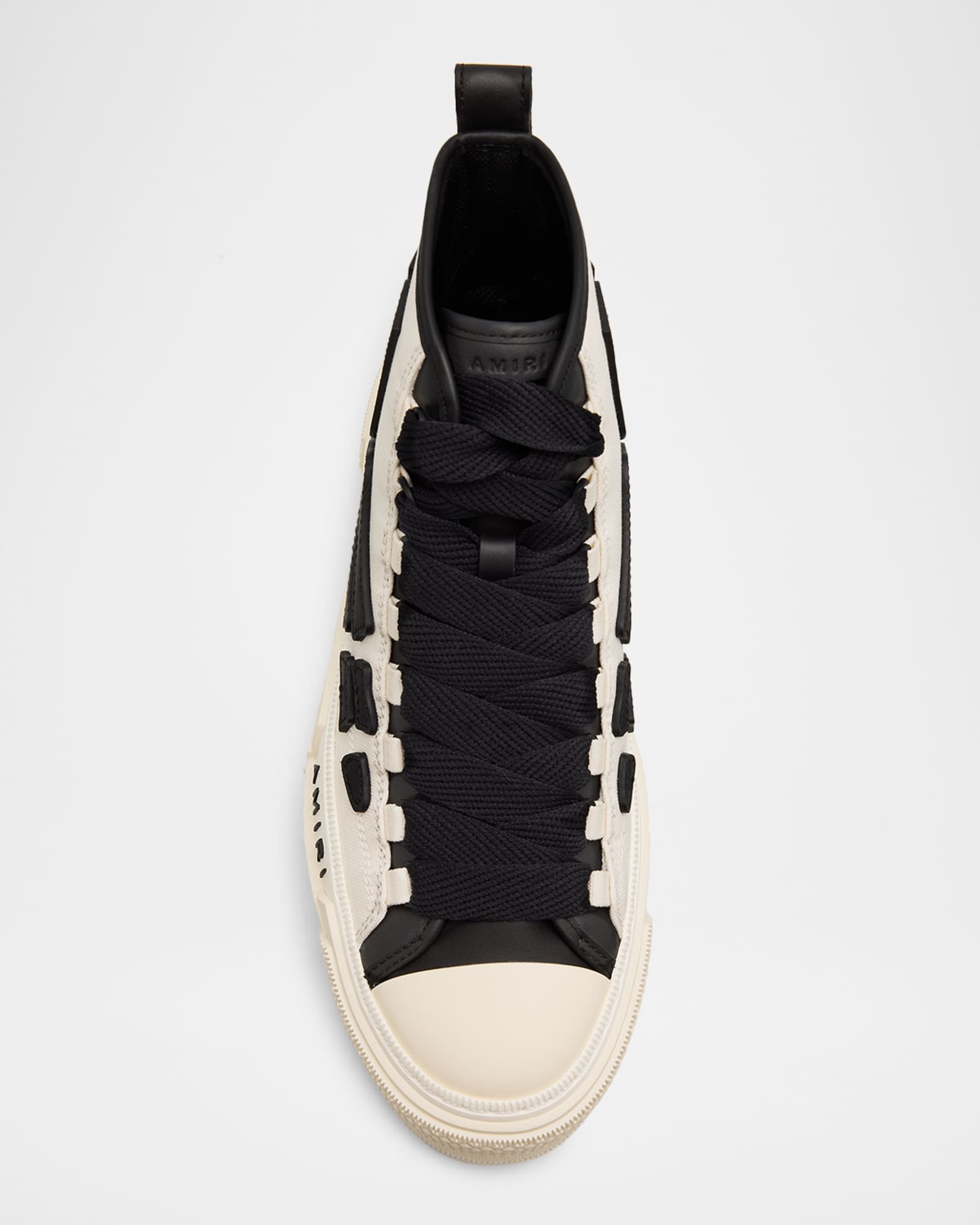 Amiri Men's Skel Court Hi Canvas & Leather High-Top Sneakers | Neiman ...