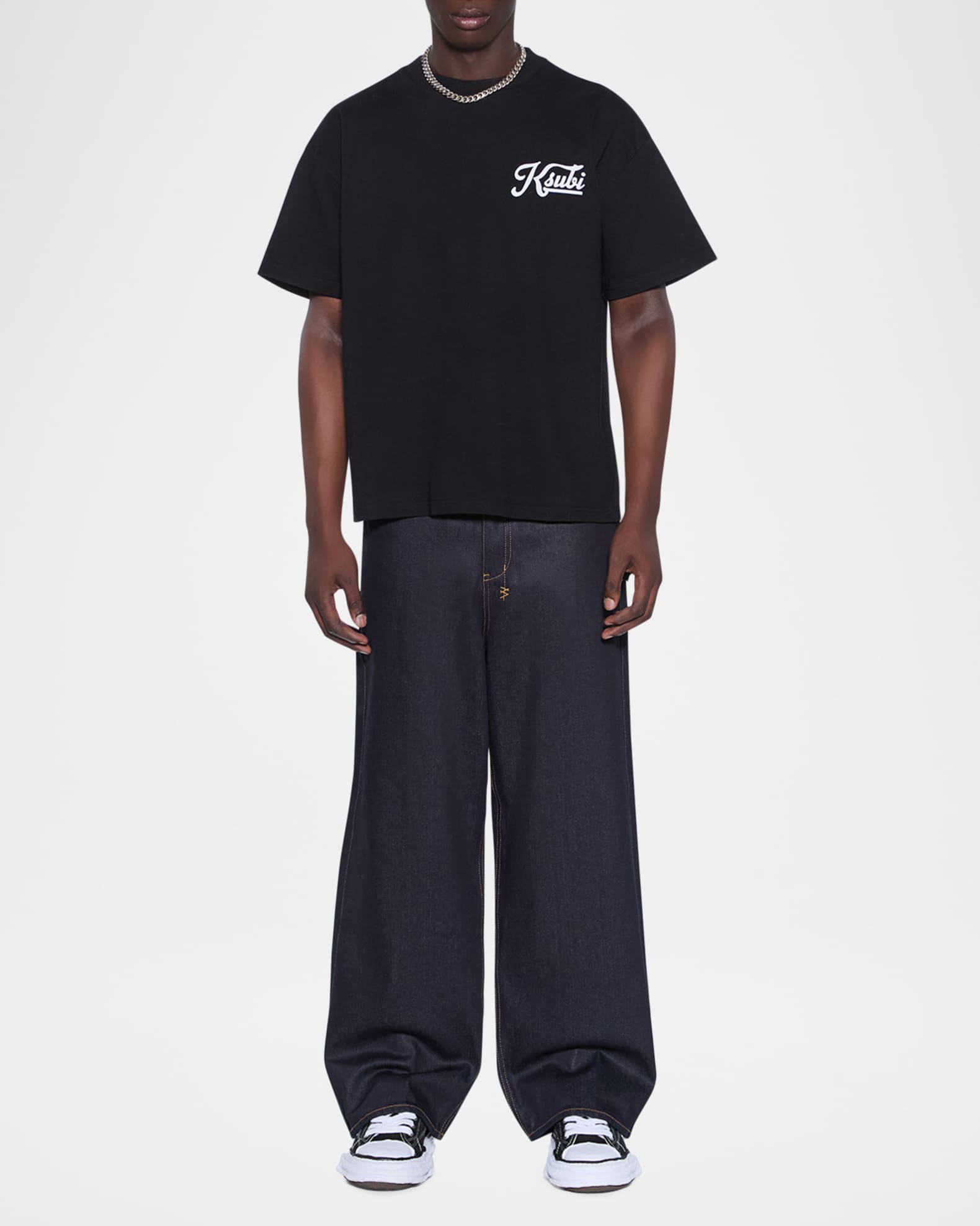 Ksubi Men's Outfield Ekcess Cotton Logo T-Shirt | Neiman Marcus