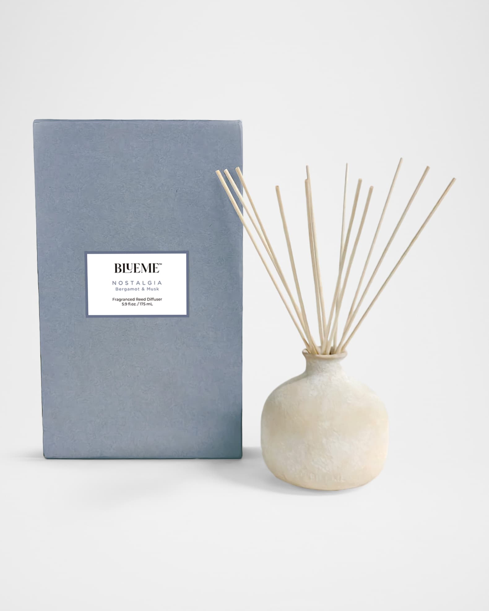 Blueme Nostalgia Small Reed Diffuser - Bergamot & Musk | Neiman Marcus