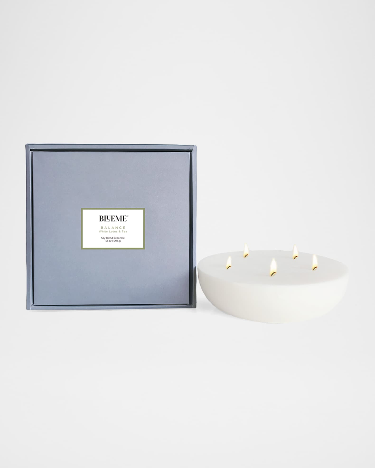 Blueme Balance Giant Recandle - White Lotus & Tea | Neiman Marcus