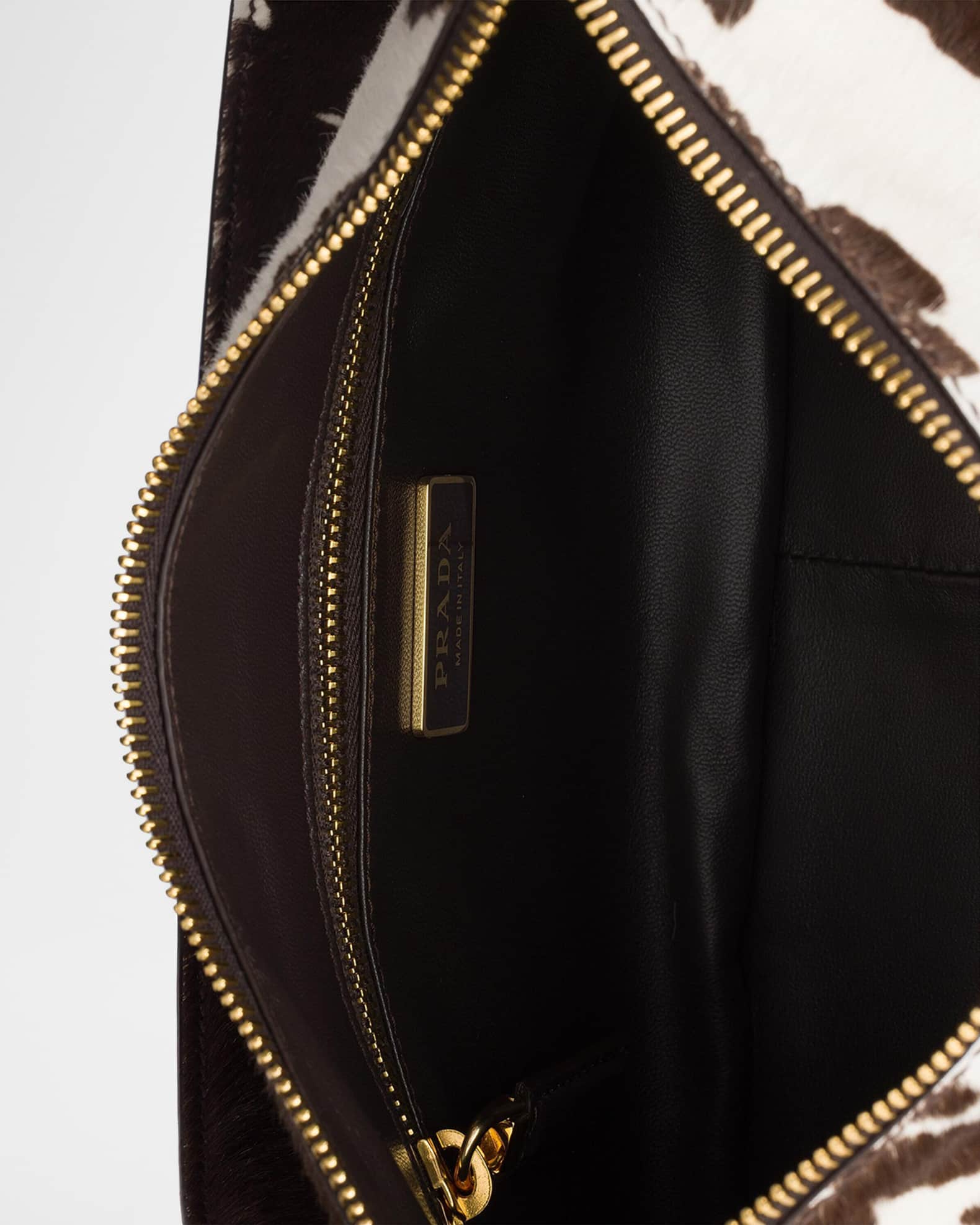 Prada Aimee Medium Calf Hair Hobo Shoulder Bag | Neiman Marcus