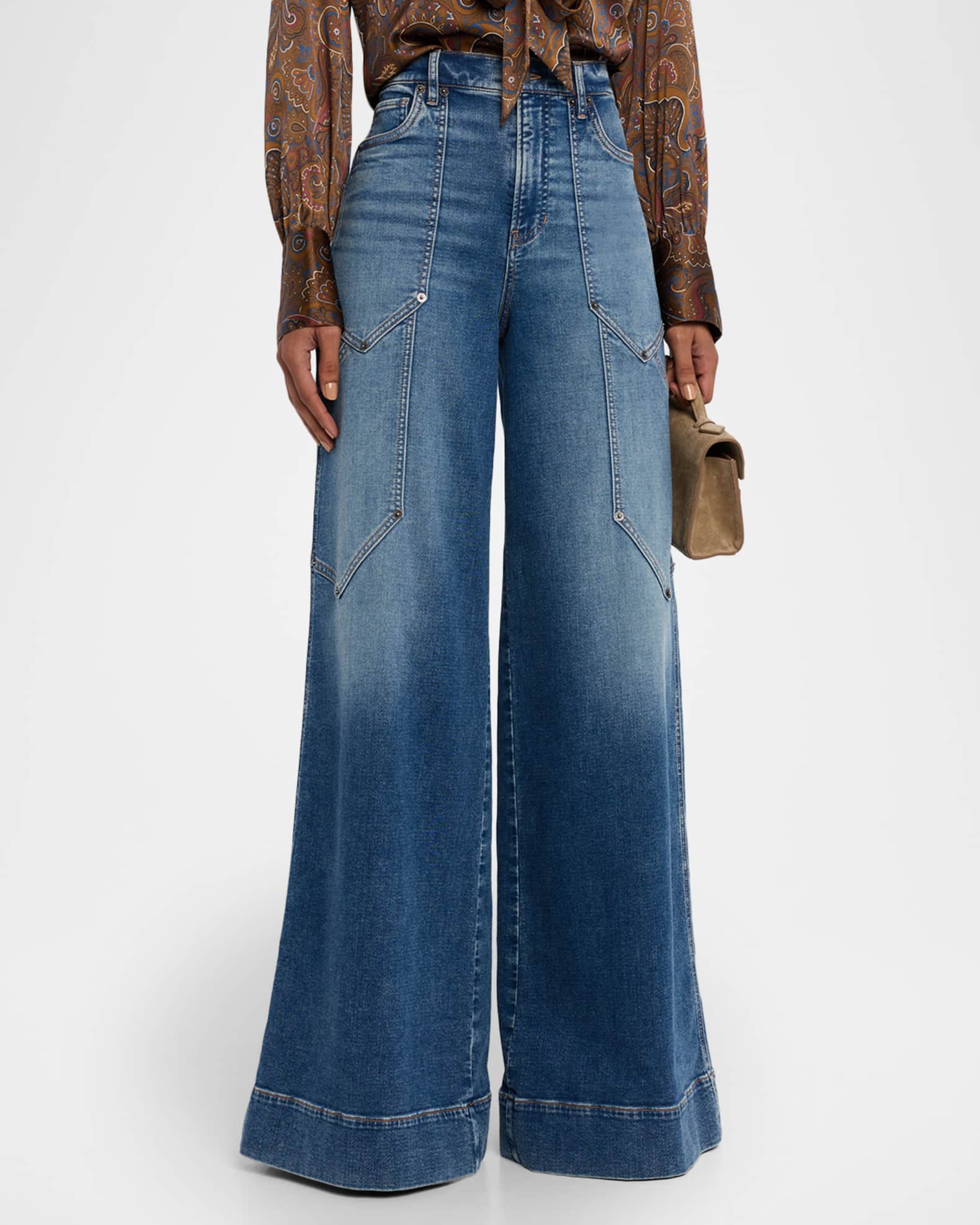 Veronica Beard Wide Leg Jeans