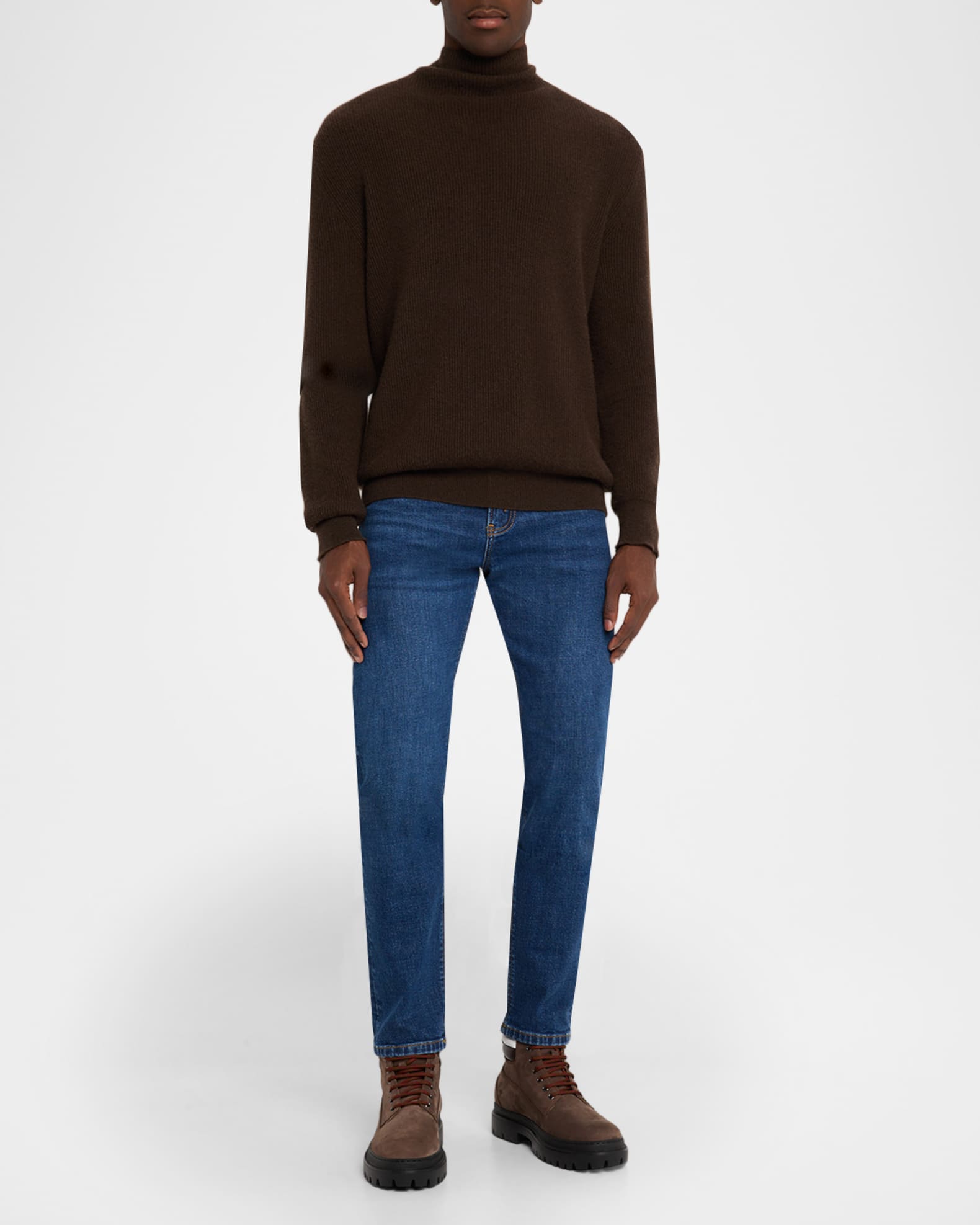 Bally Men's Hallen Suede Combat Boots | Neiman Marcus