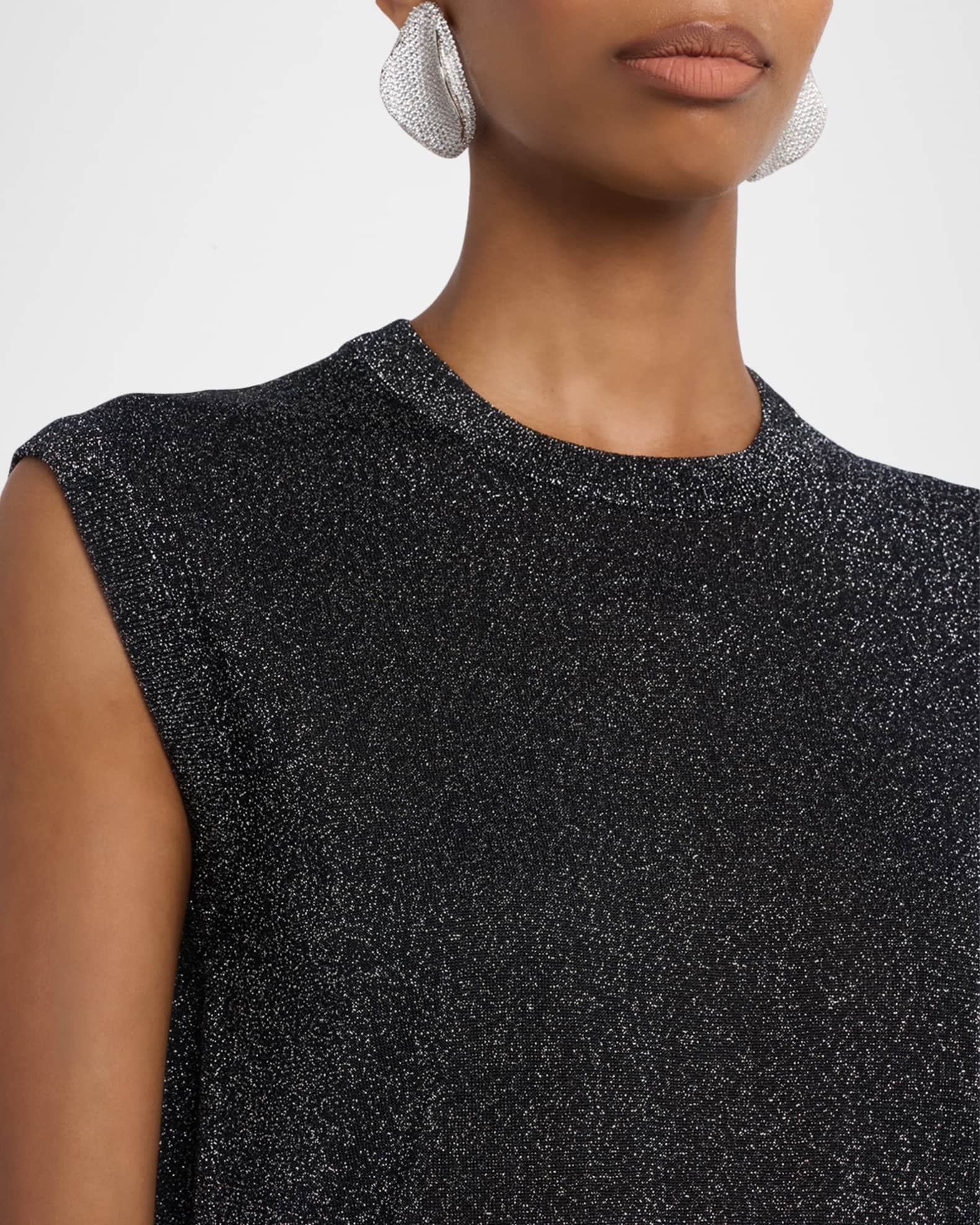 Dolce&Gabbana Metallic Knit Tank Top | Neiman Marcus