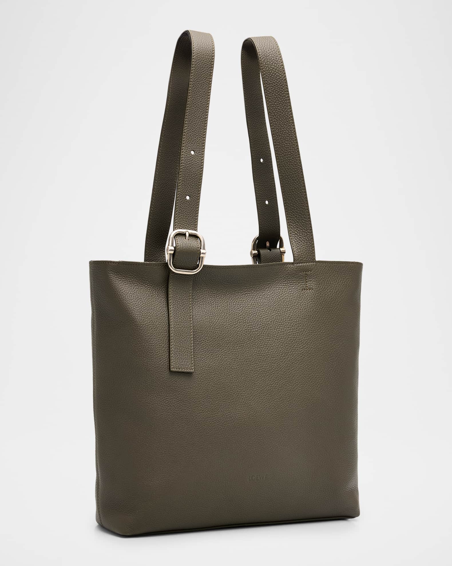 Loewe Men's Loop Zipped Leather Tote Bag | Neiman Marcus
