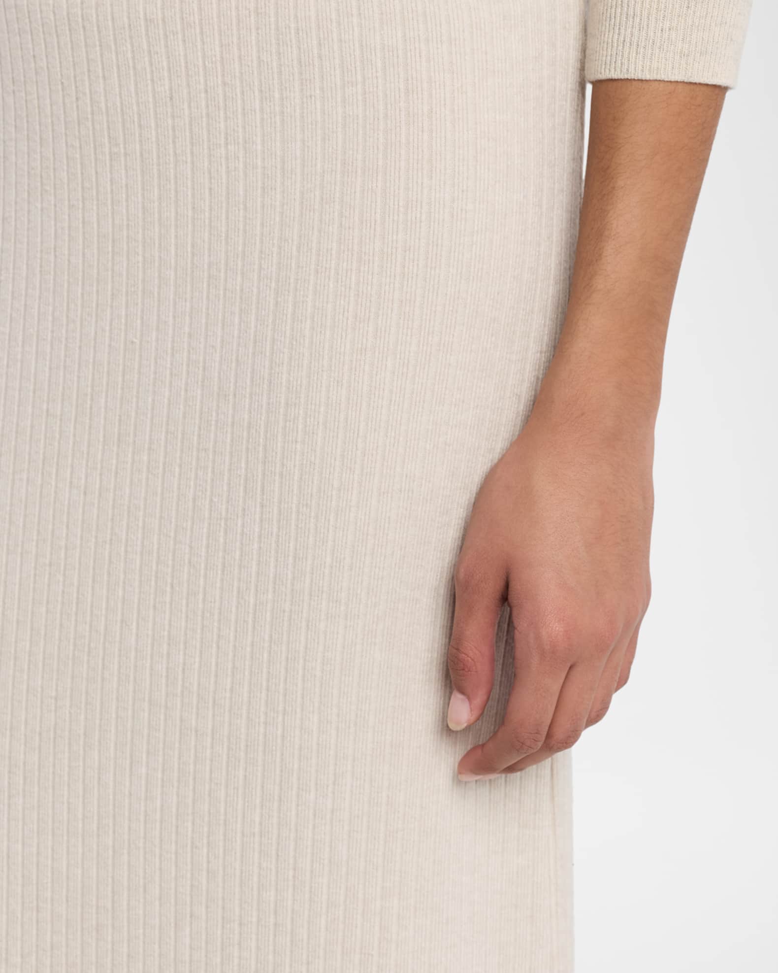 Vince Rib-Knit Midi Skirt | Neiman Marcus