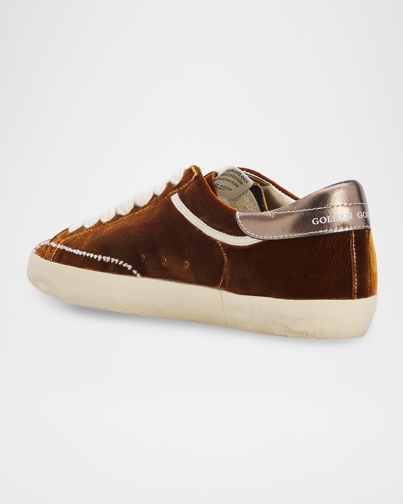 Golden Goose Men's Super Star Velvet Low-Top Sneakers | Neiman Marcus
