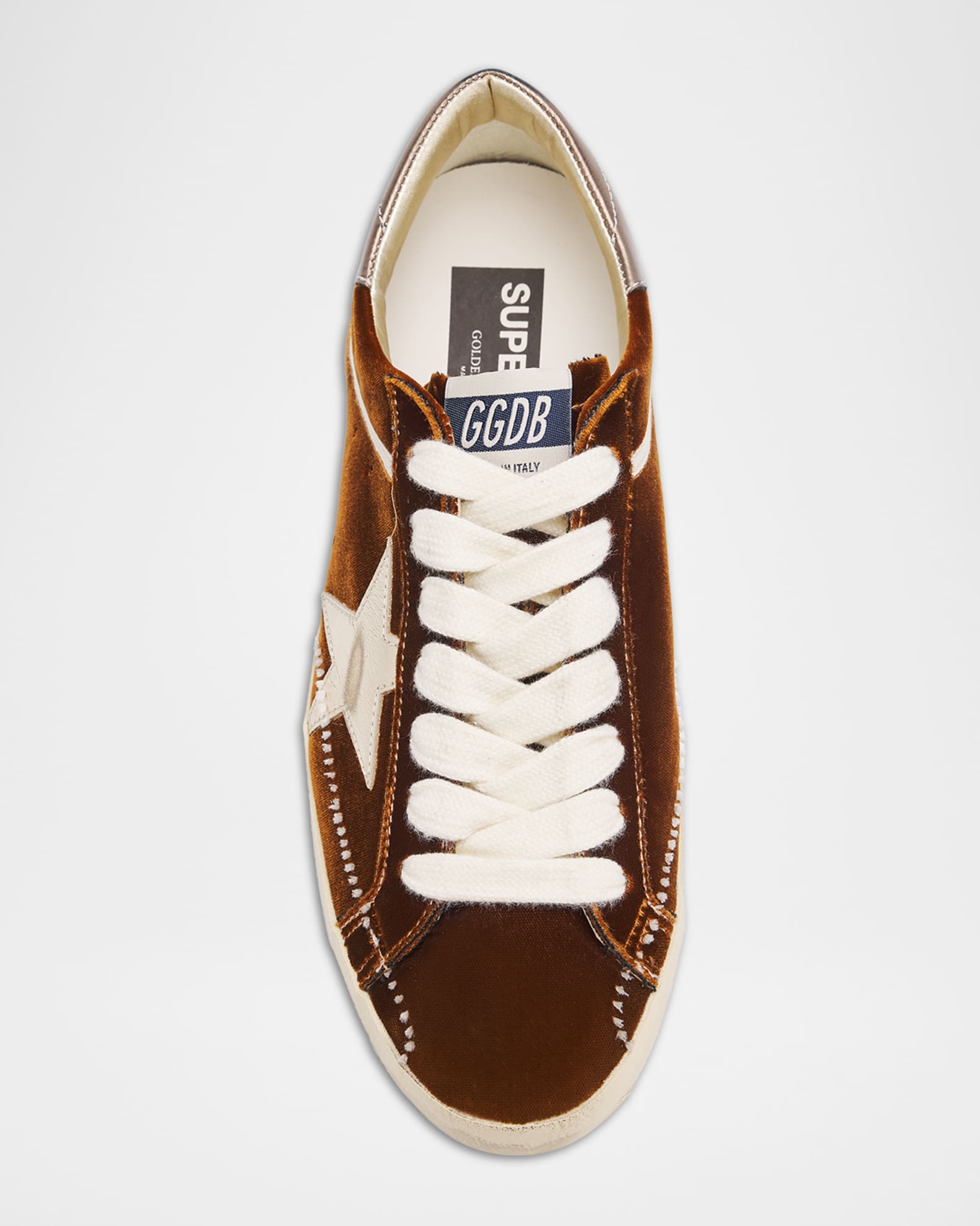 Golden Goose Men's Super Star Velvet Low-Top Sneakers | Neiman Marcus