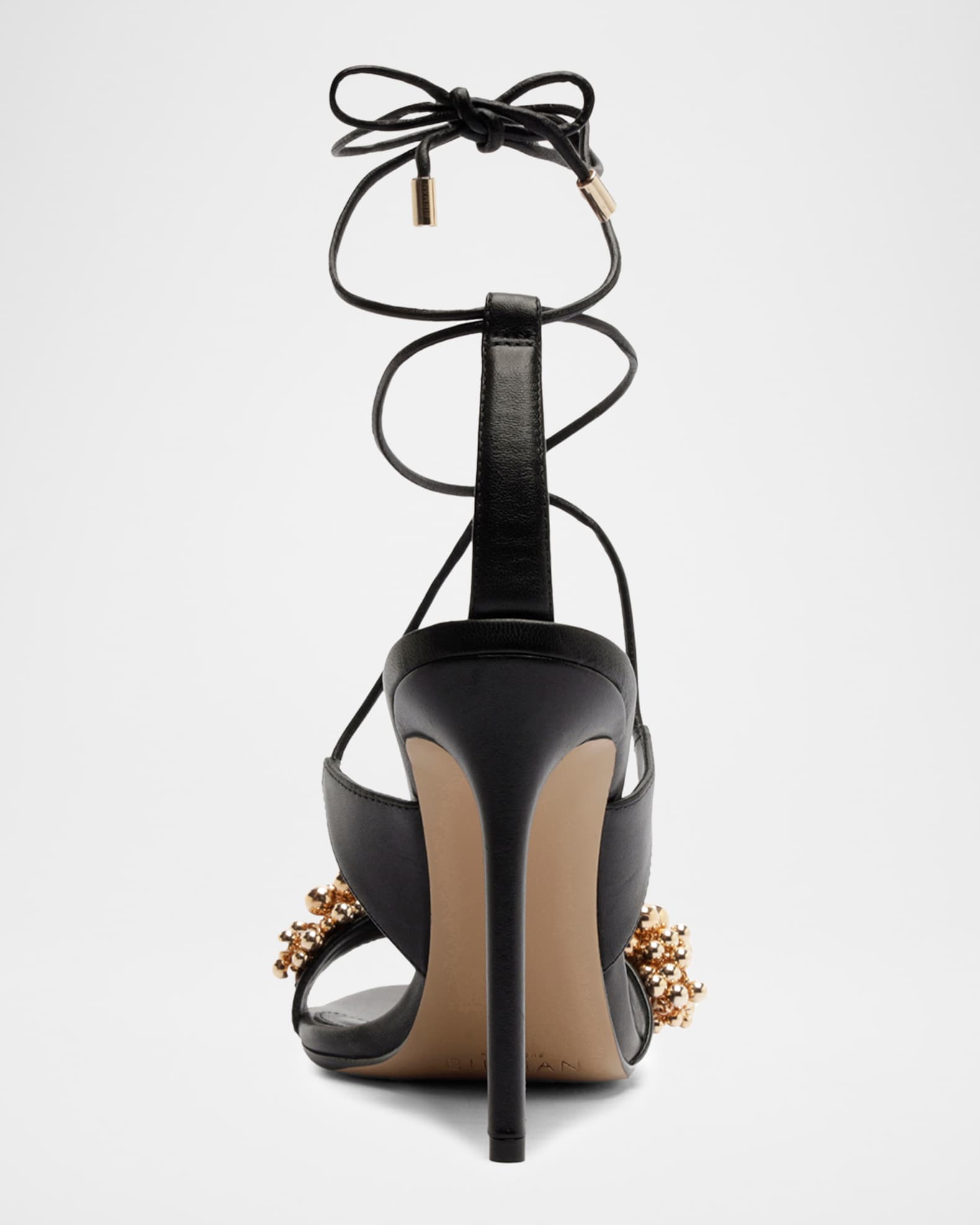 Alexandre Birman Gia 100 mm Leather Ankle-Tie Sandals | Neiman Marcus